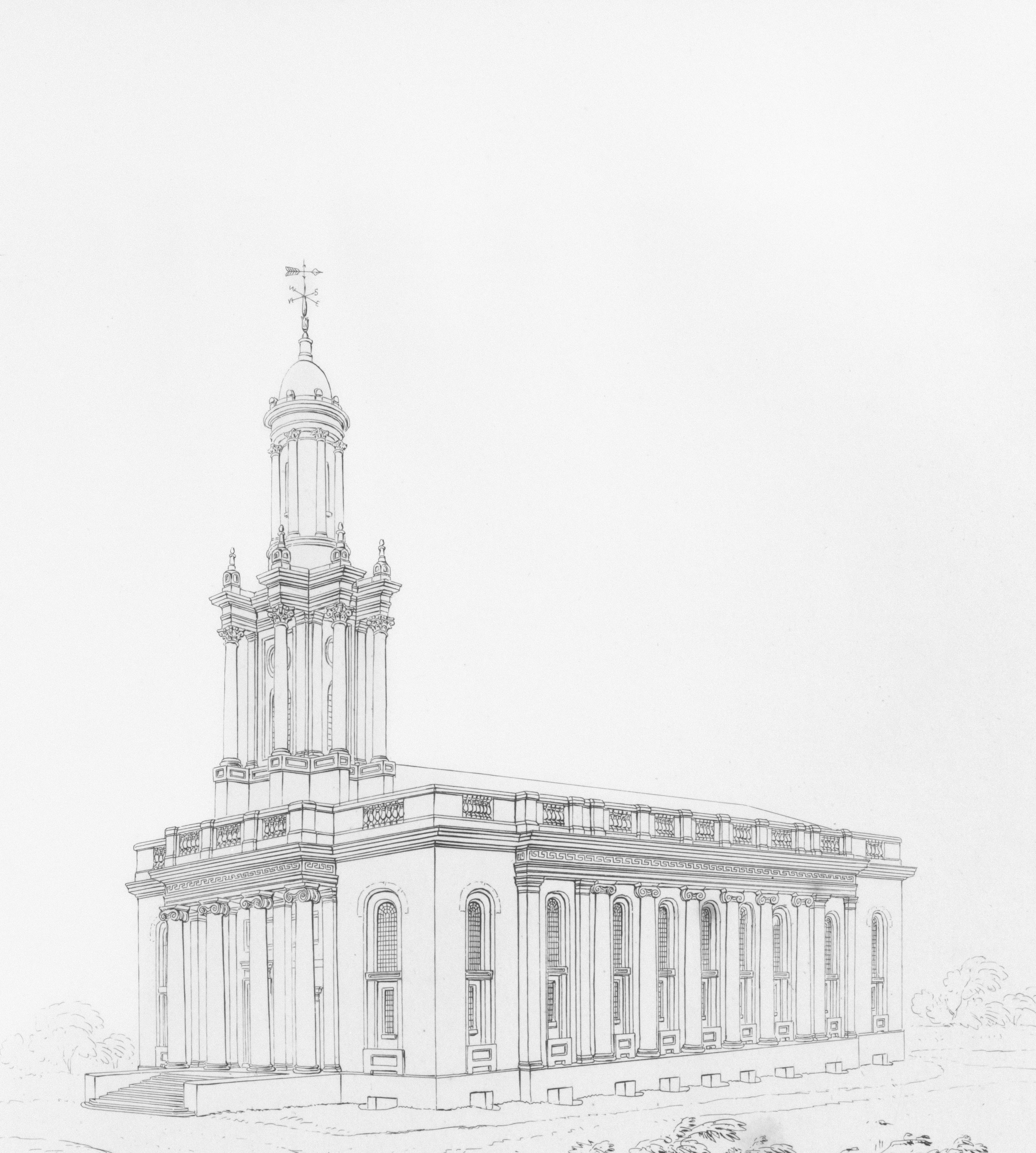 The Miriam and Ira D. Wallach Division of Art, Prints and Photographs: Art & Architecture Collection, The New York Public Library. "View of the exterior & interior &c. of Trinity Church Mary Le Bone" The New York Public Library Digital Collections. 1828. https://digitalcollections.nypl.org/items/b513e3b0-c6f4-012f-08a3-58d385a7bc34