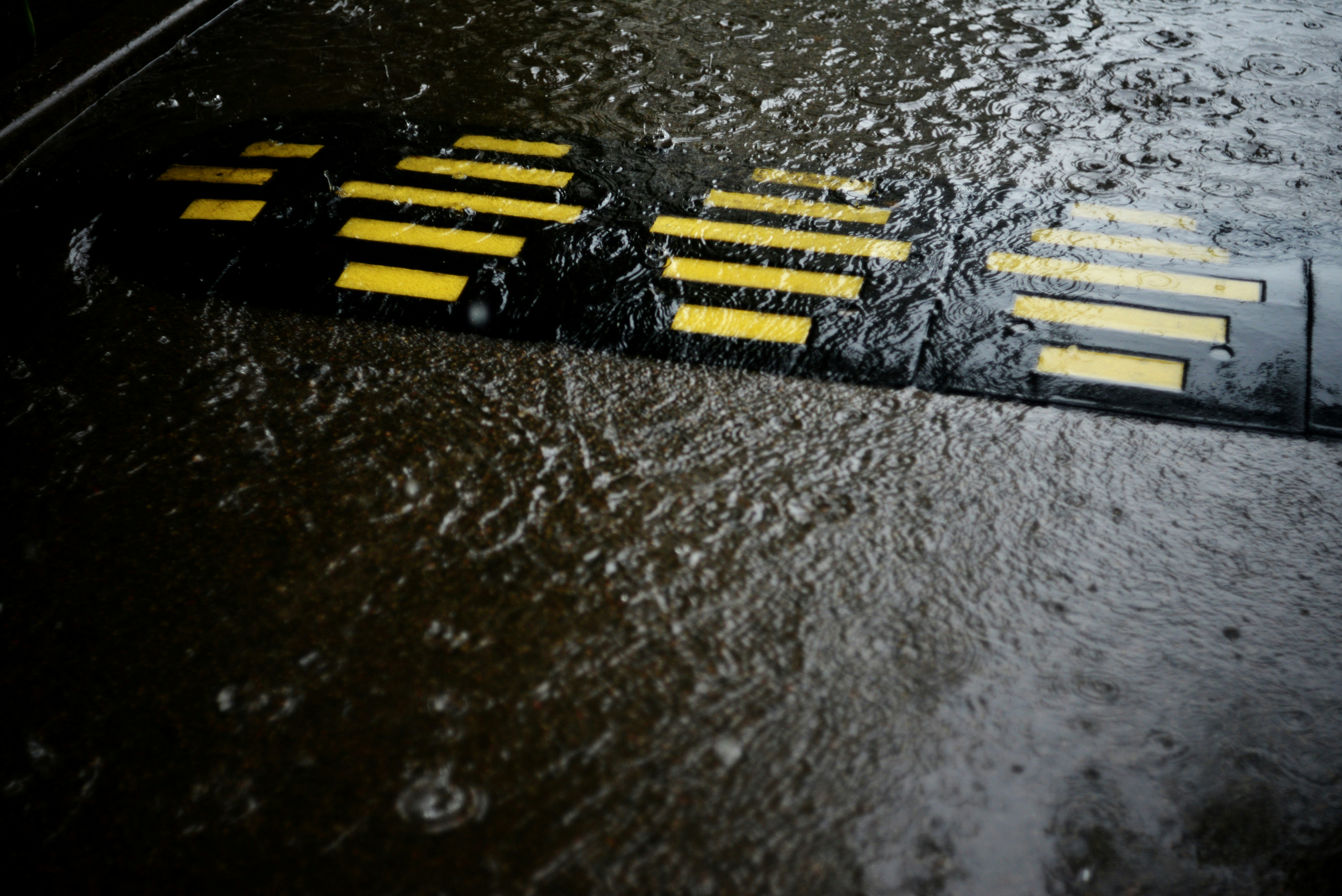 Urban Reflections: A Symphony of Rain and Color