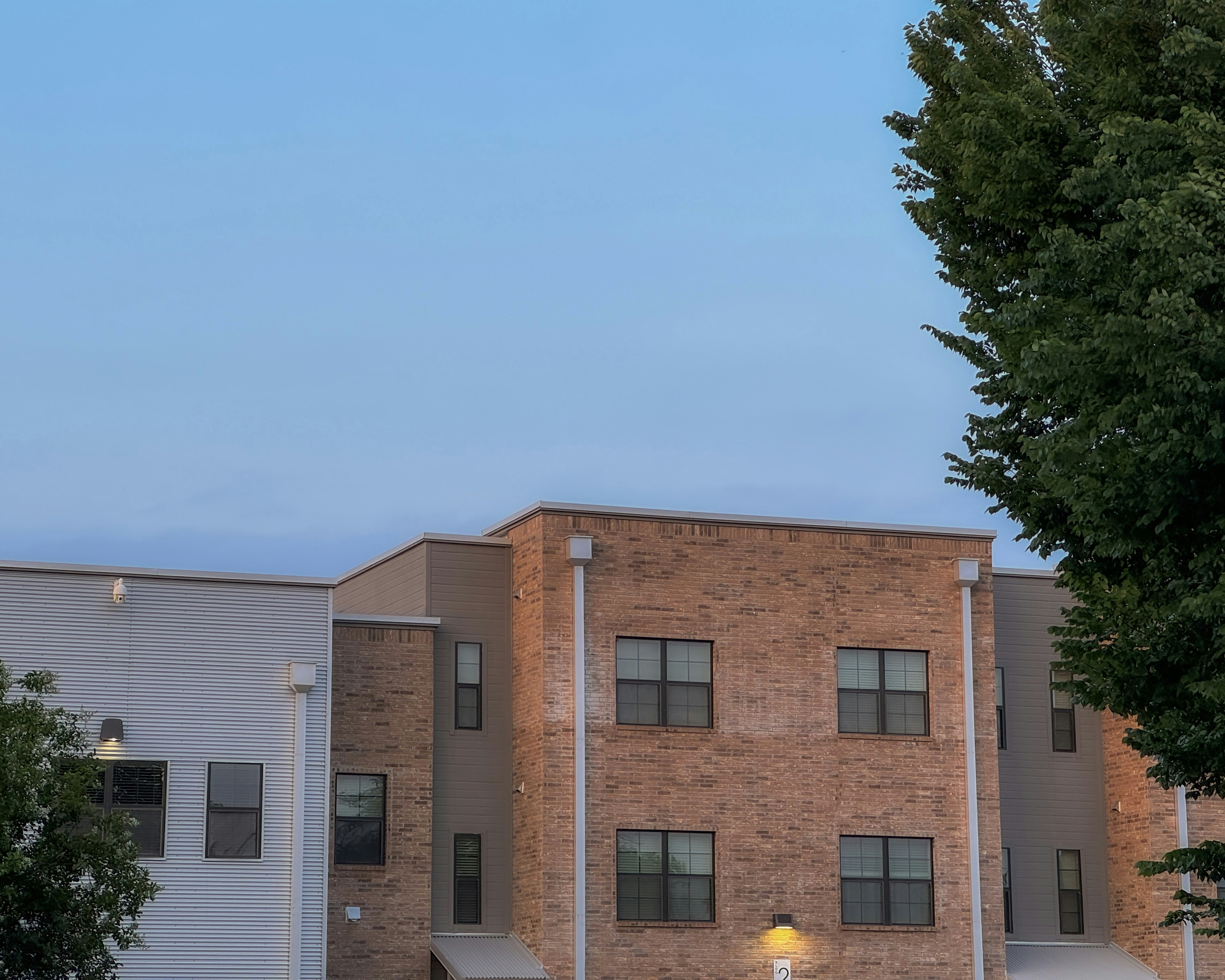 Urban Harmony: A Modern Dwelling at Dusk