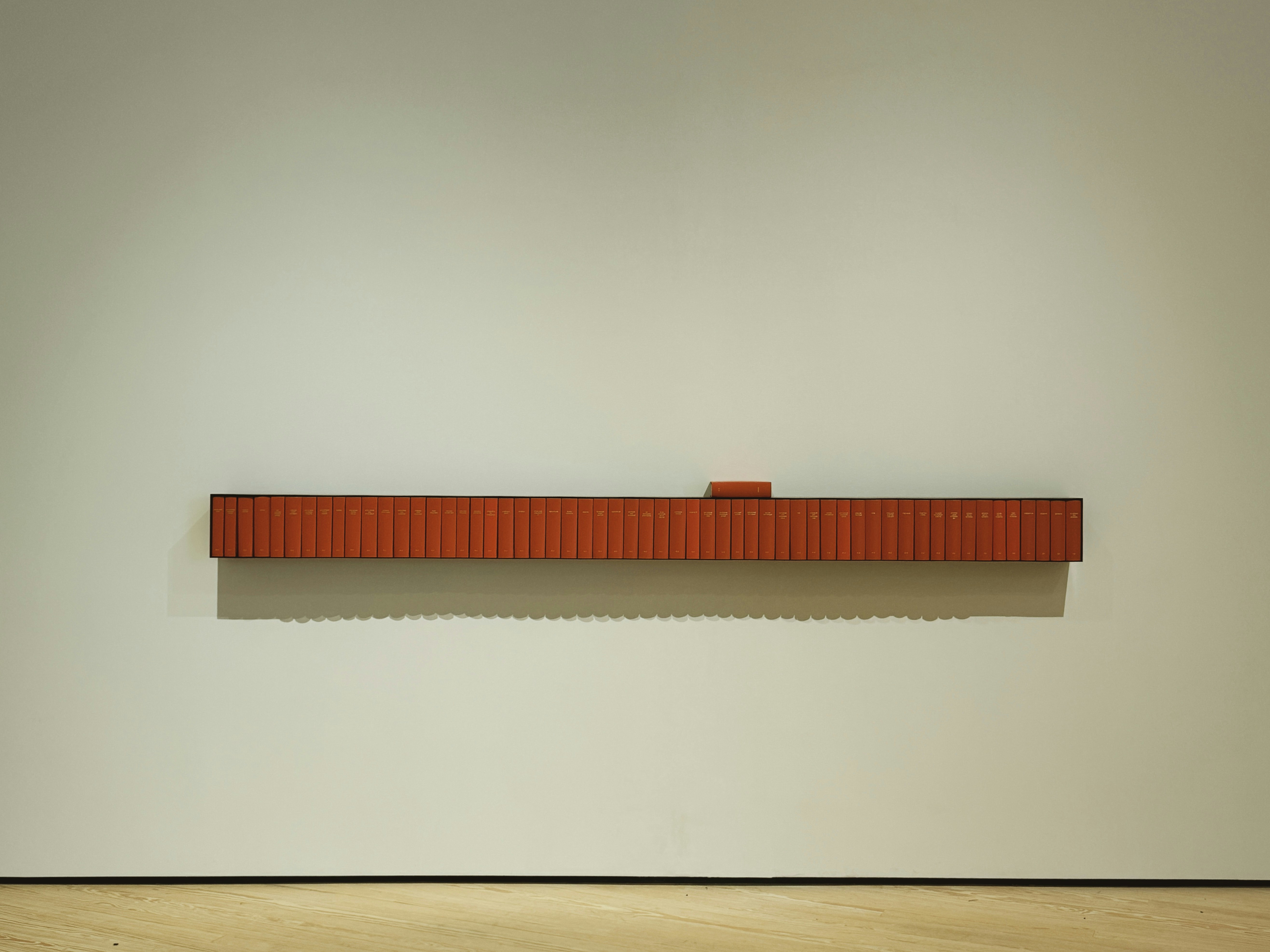A Linear Symphony of Red