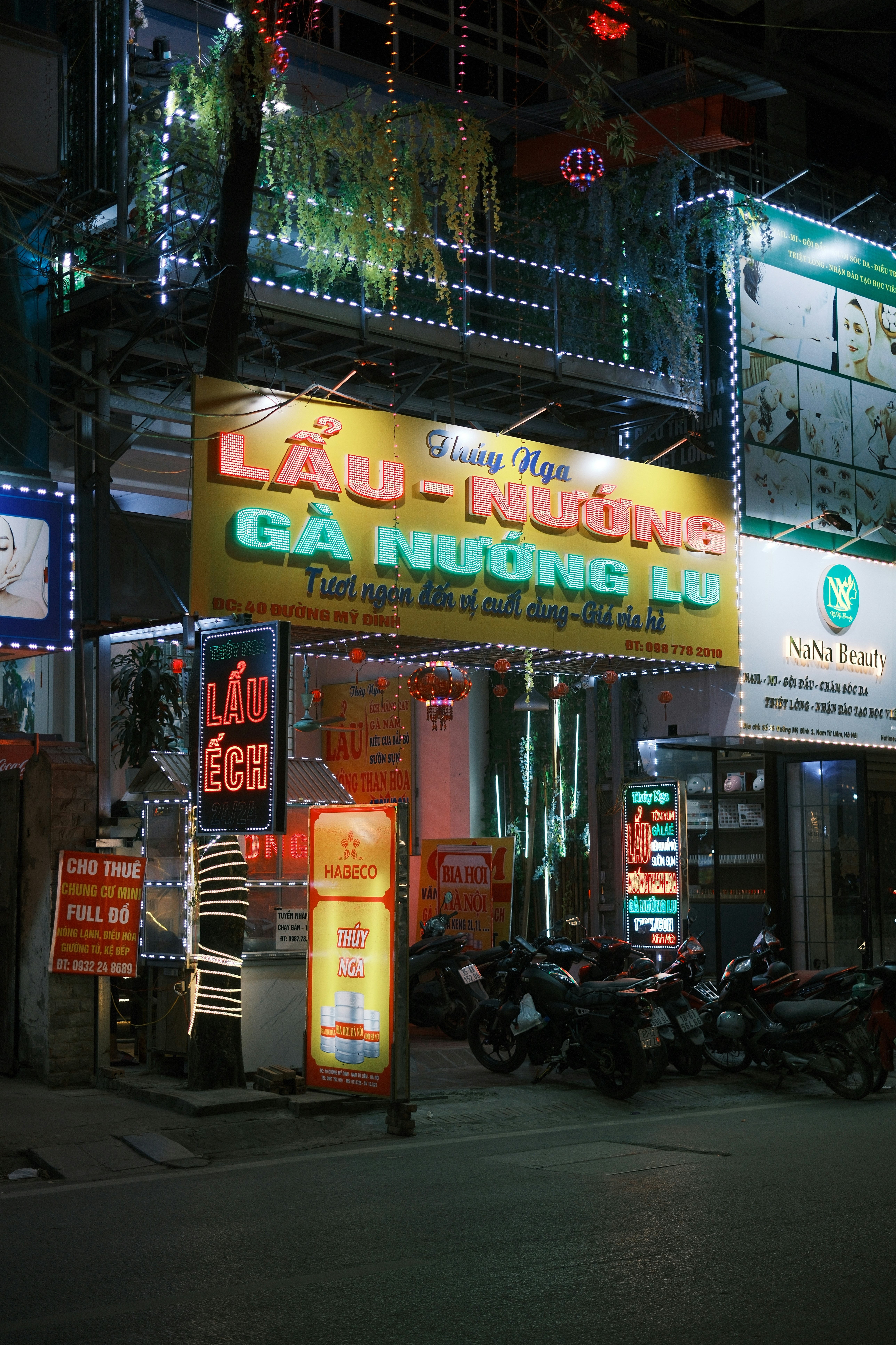 Neon Nights: A Culinary Oasis in the Urban Jungle
