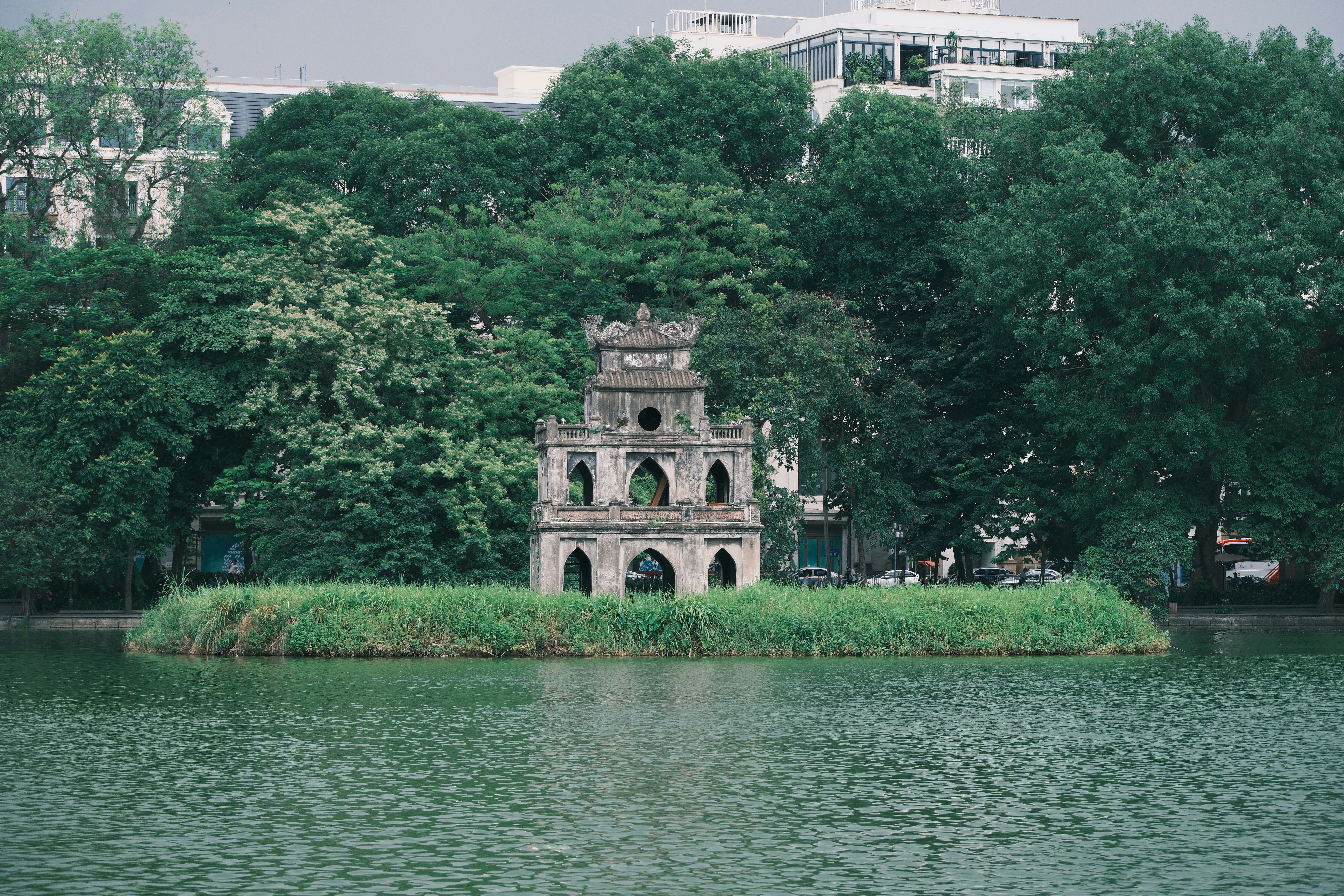 Echoes of Time: The Ancient Pavilion Amidst Nature