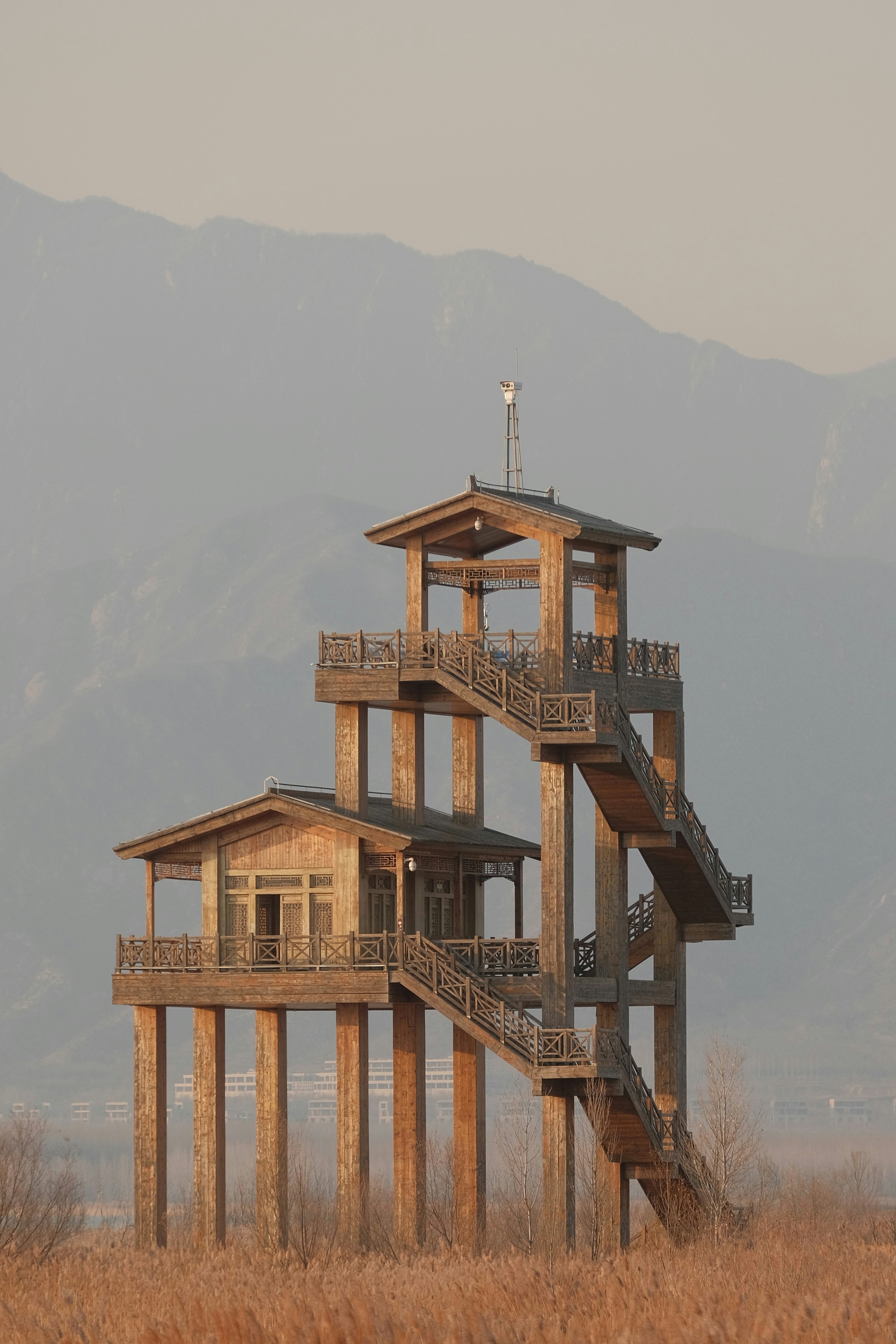 Elevated Perspectives: The Watchtower's Commanding View