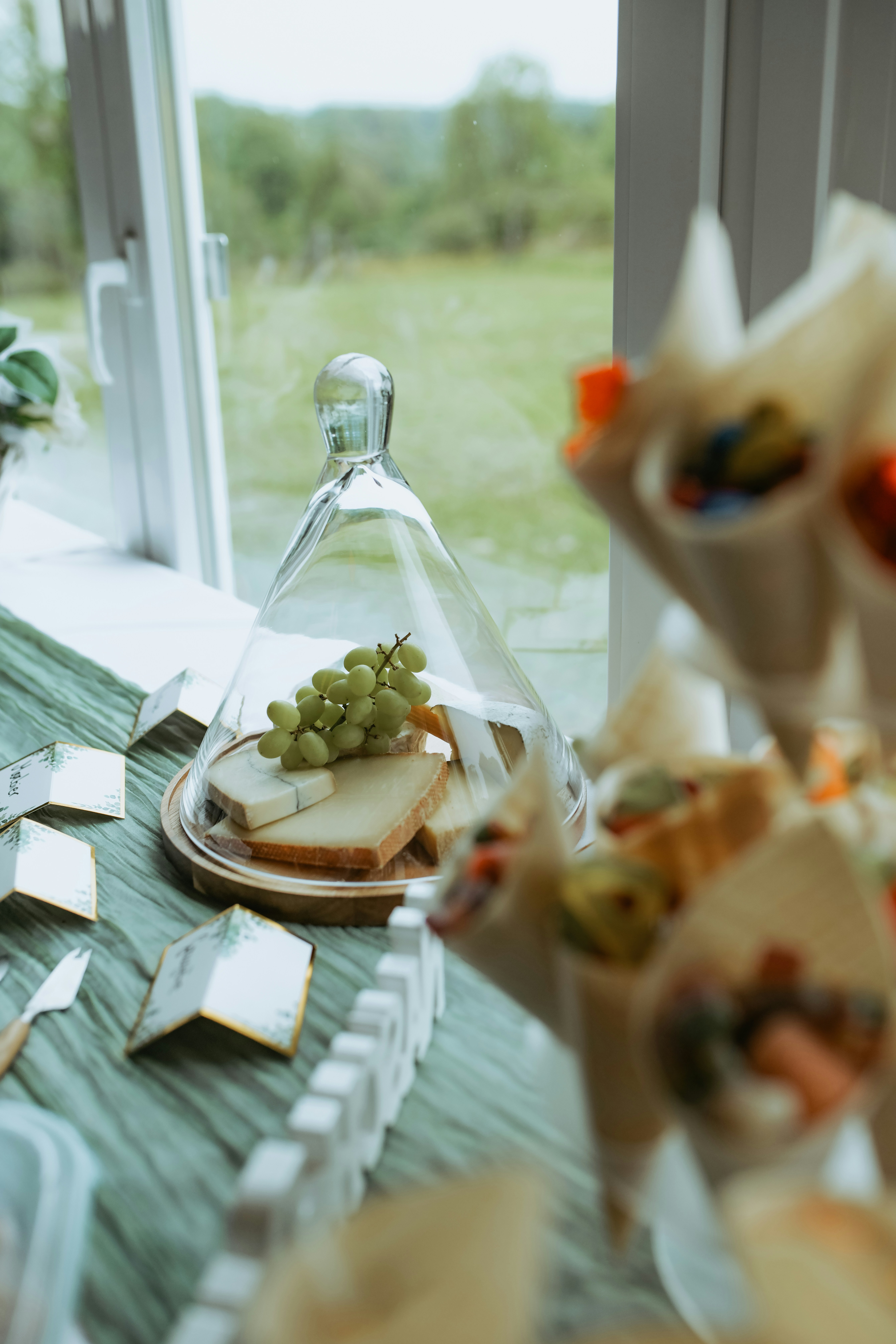 Gourmet Delicacies Under Glass