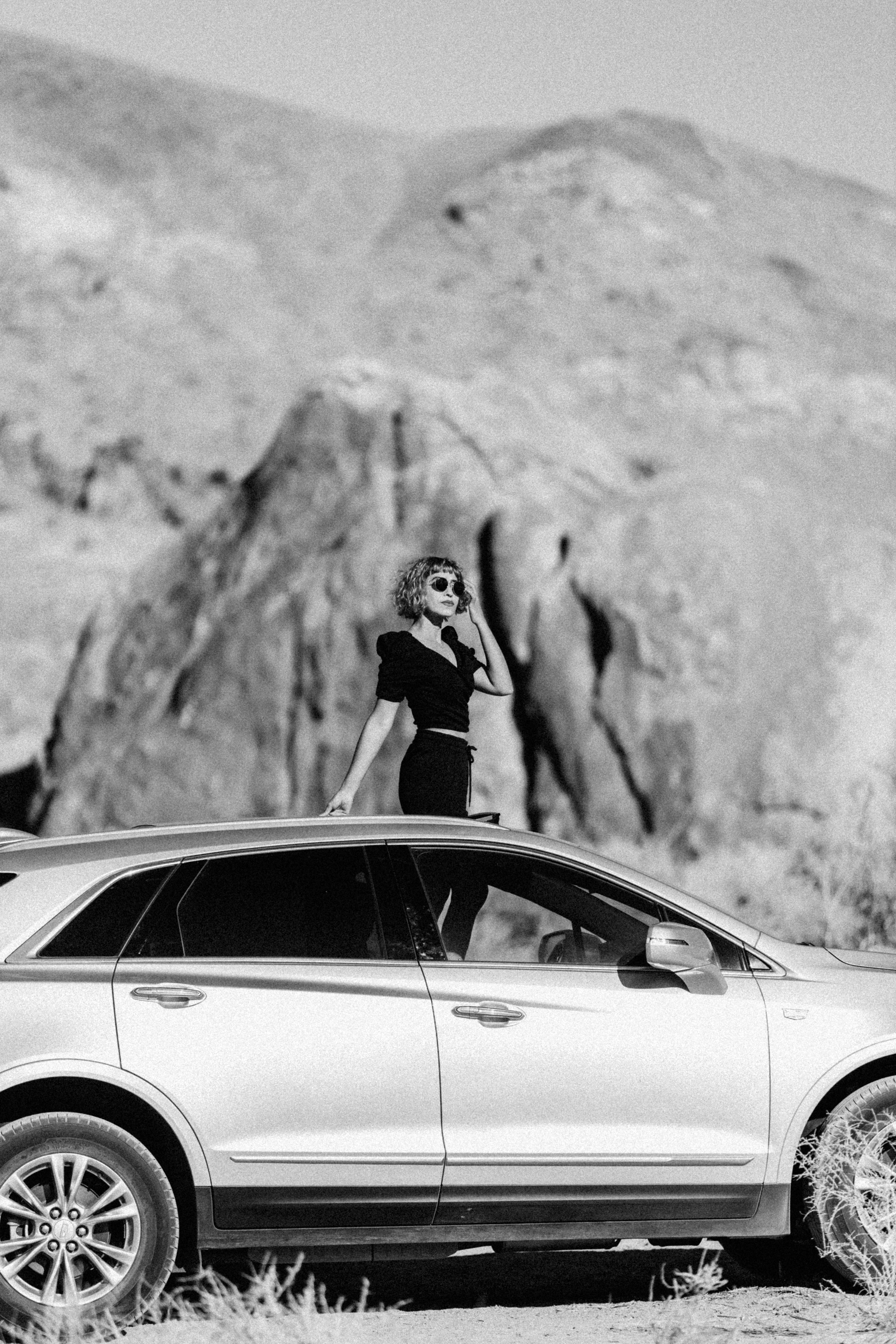 Desert Diva: A Bold Statement Amidst Nature's Canvas