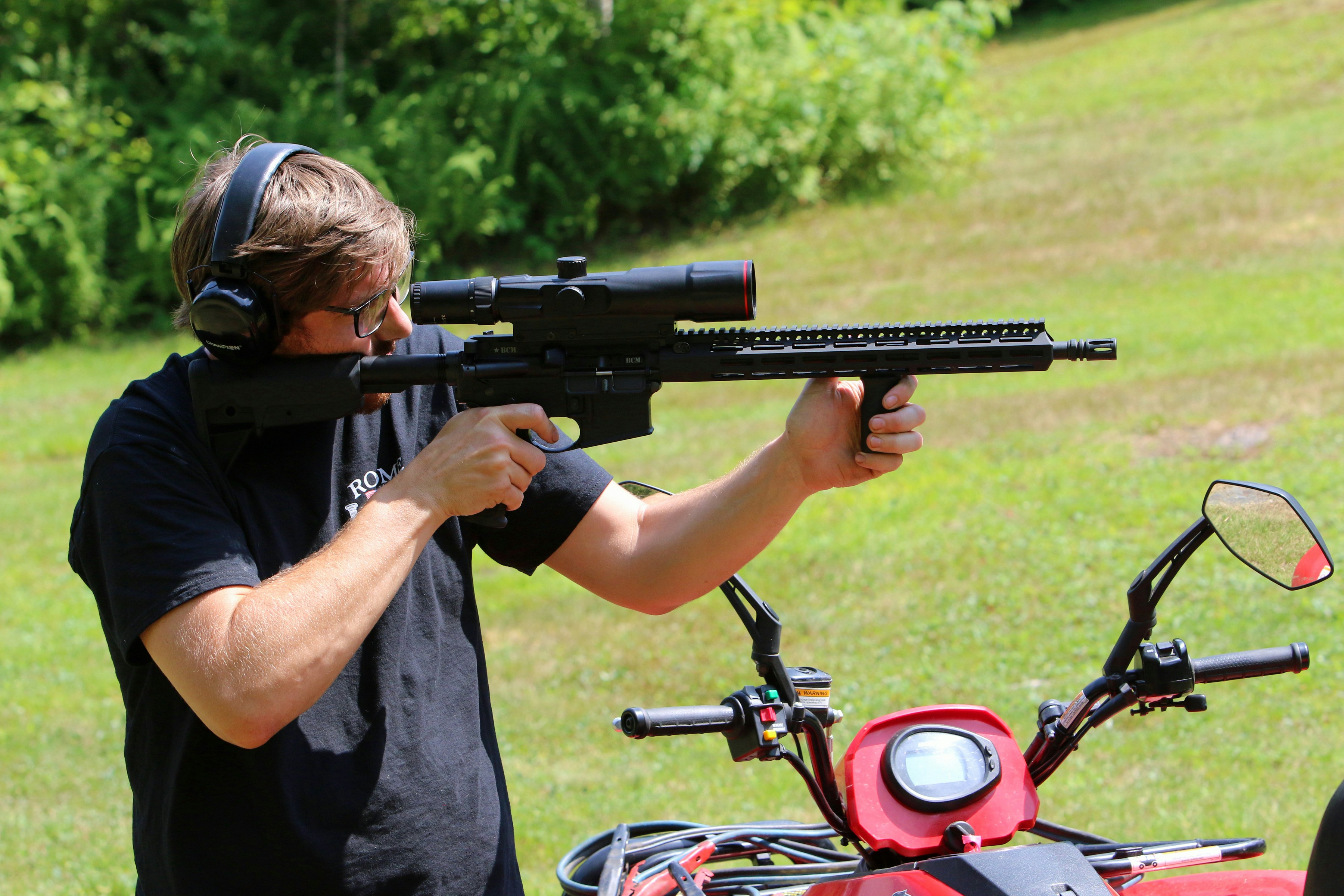 Precision in Action: A Marksman's Focus