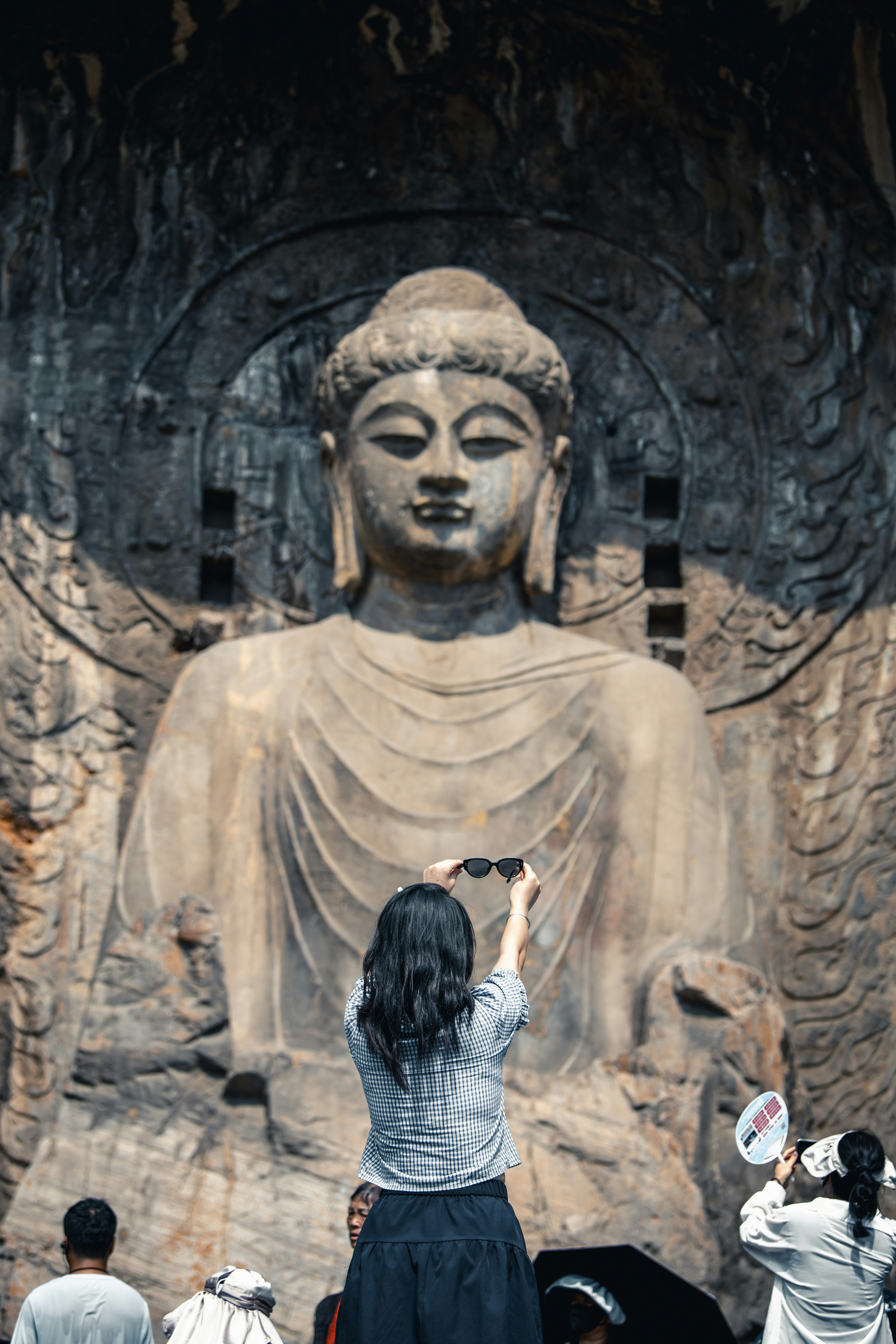 Echoes of Serenity: A Moment with the Ancient Buddha
