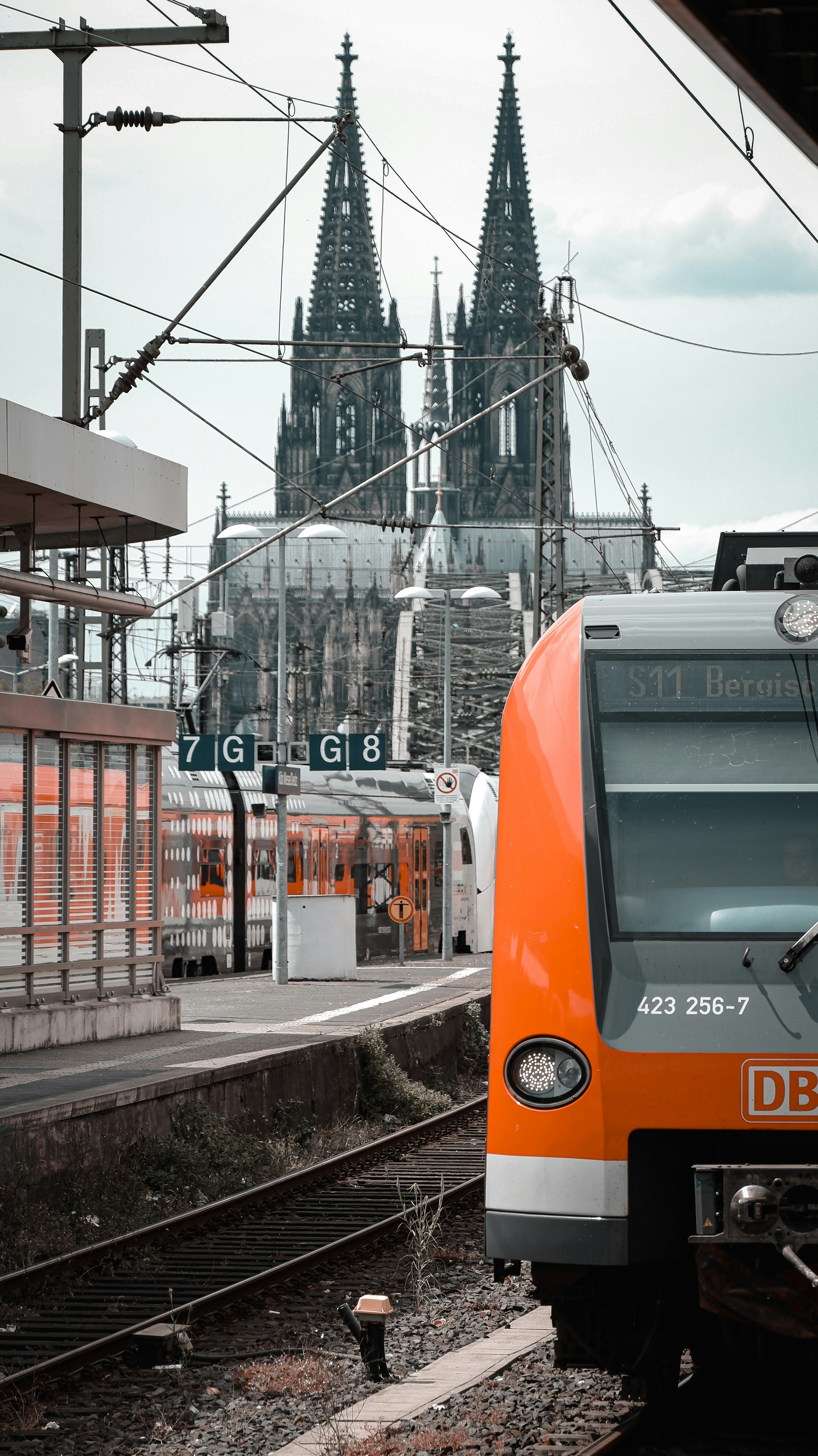 Urban Symphony: Trains and Towers in Harmony