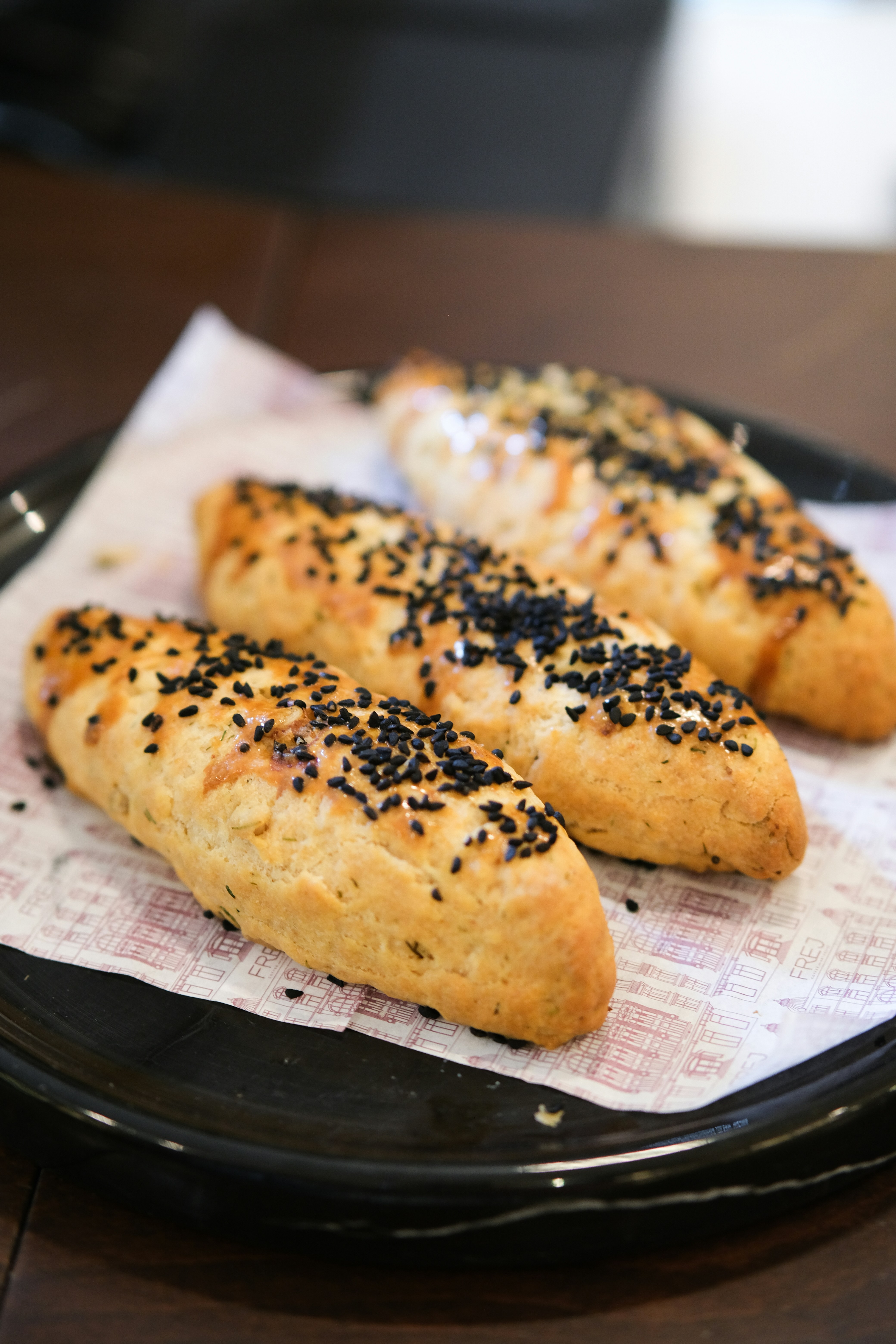 Savory Pastries with a Touch of Black Sesame