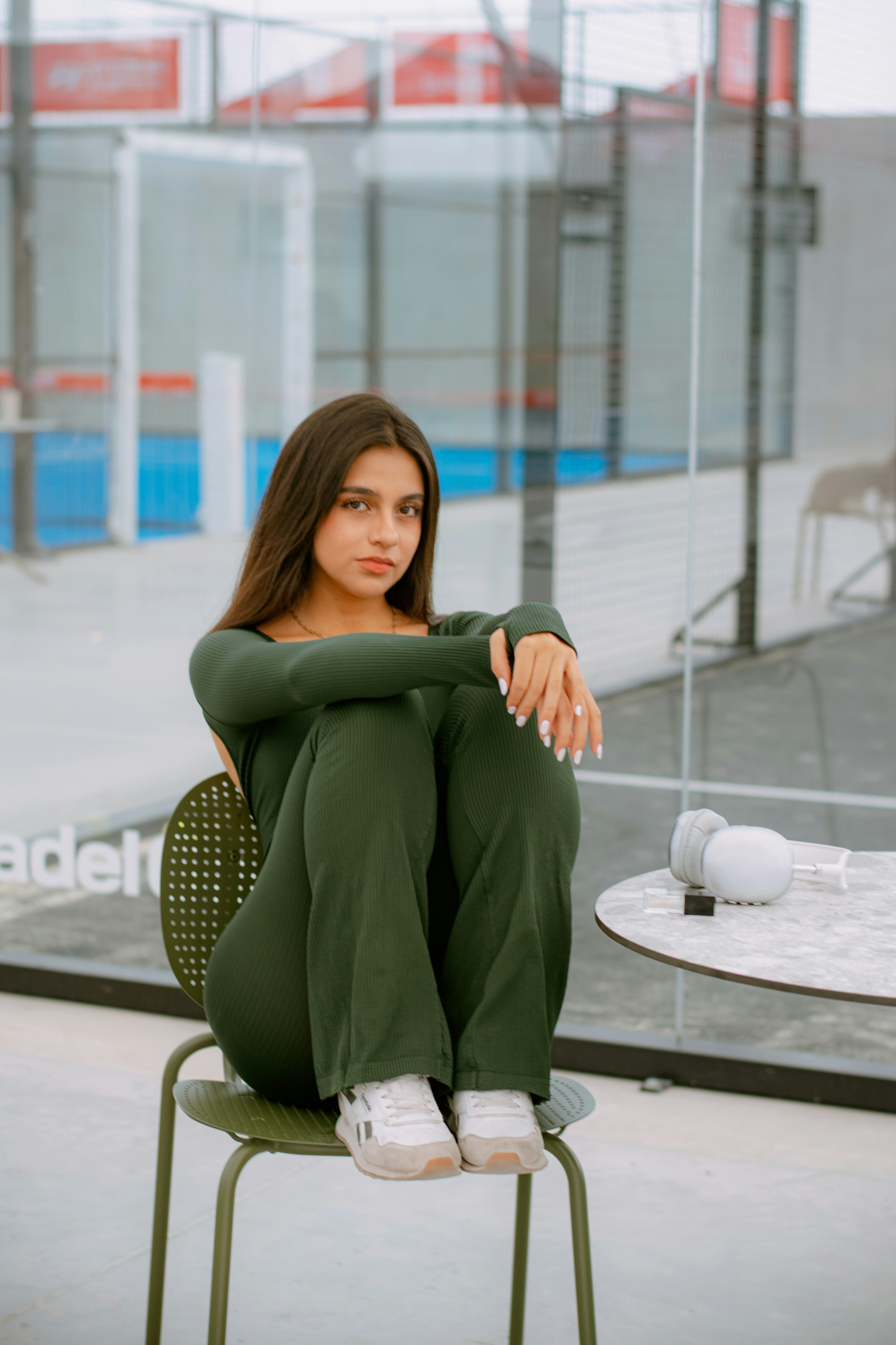 Contemplation in Green: A Moment of Stillness