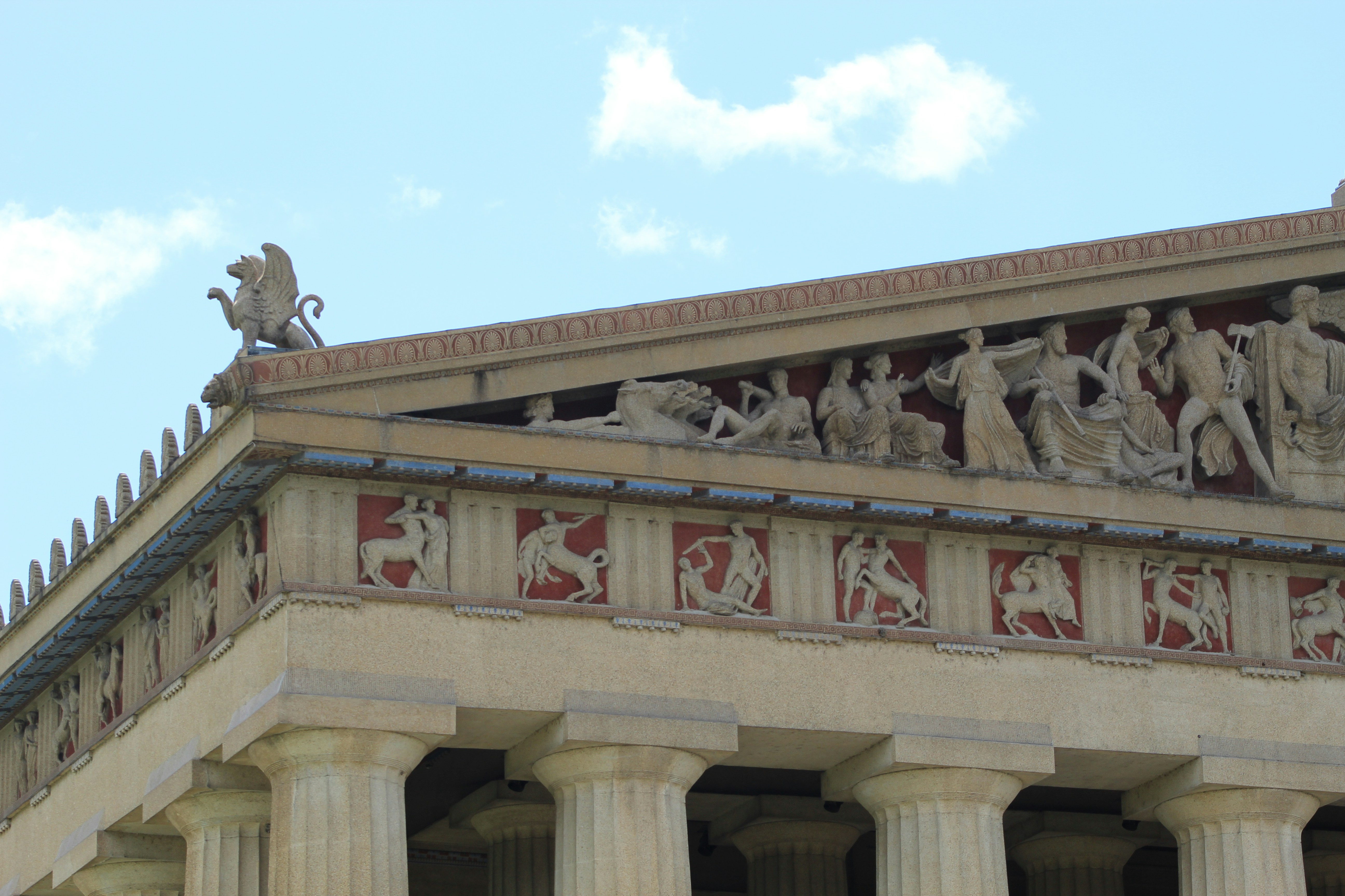 Classical architecture with intricate friezes and columns. photo – Free ...