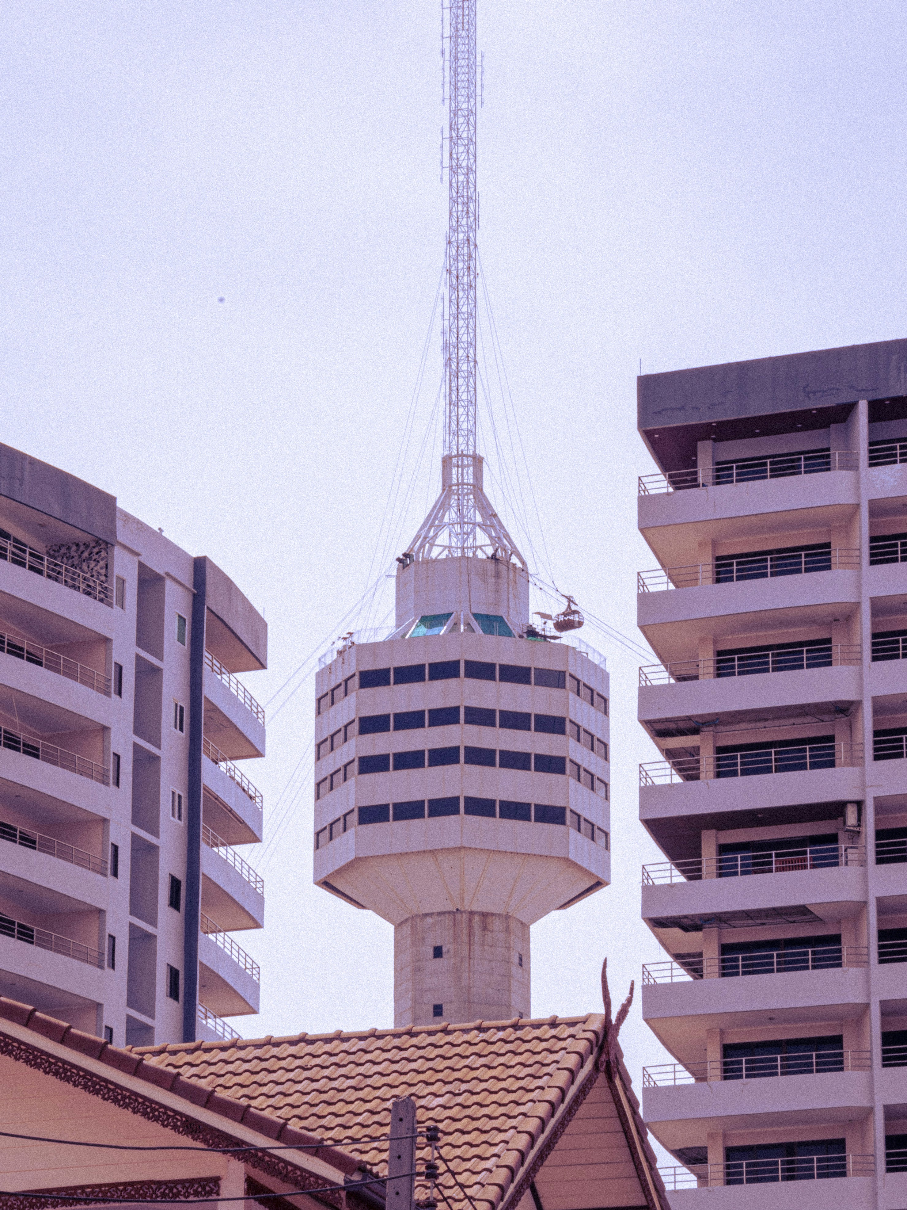 Urban Sentinel: The Tower Amidst Modernity