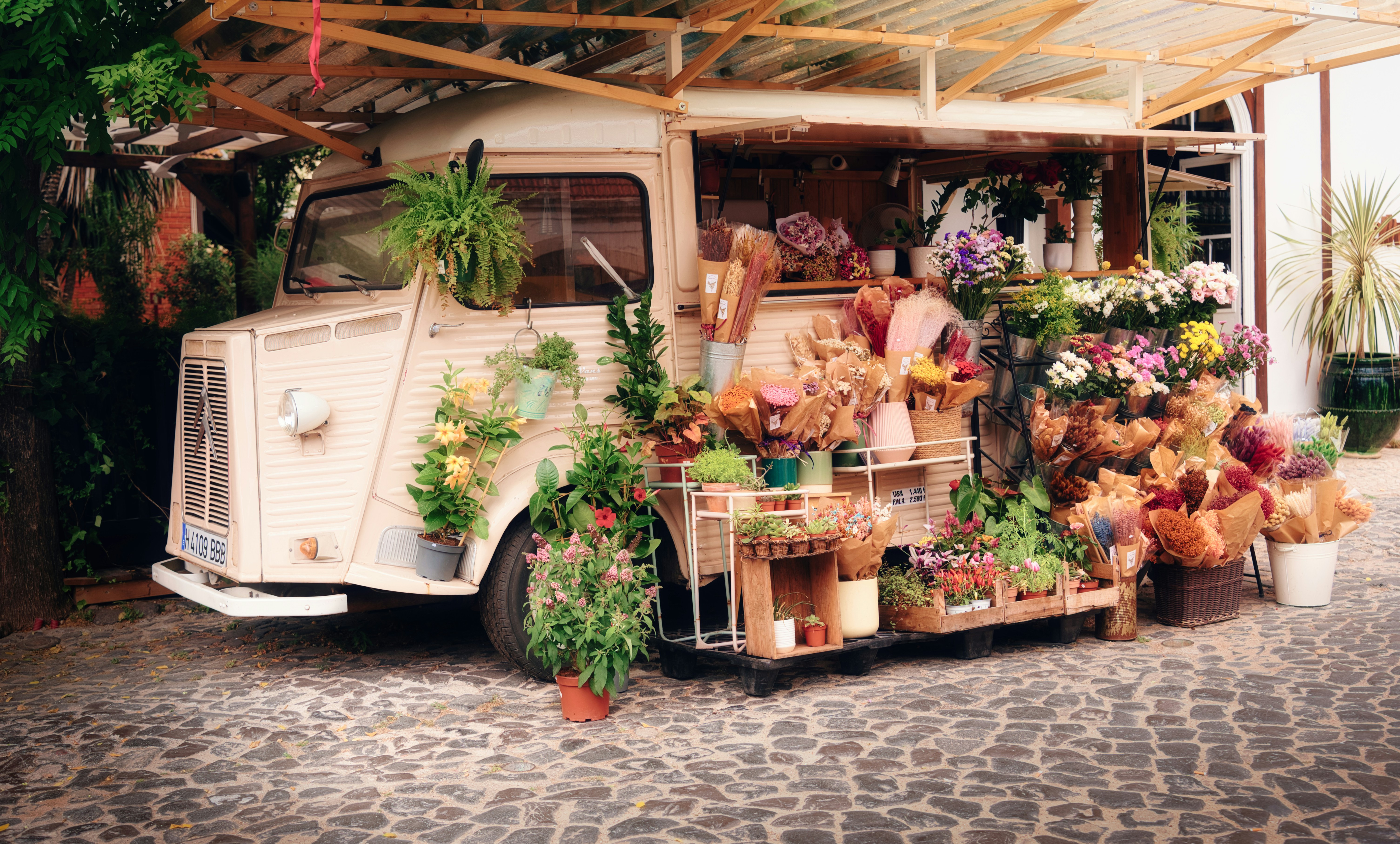 Floral Haven on Wheels