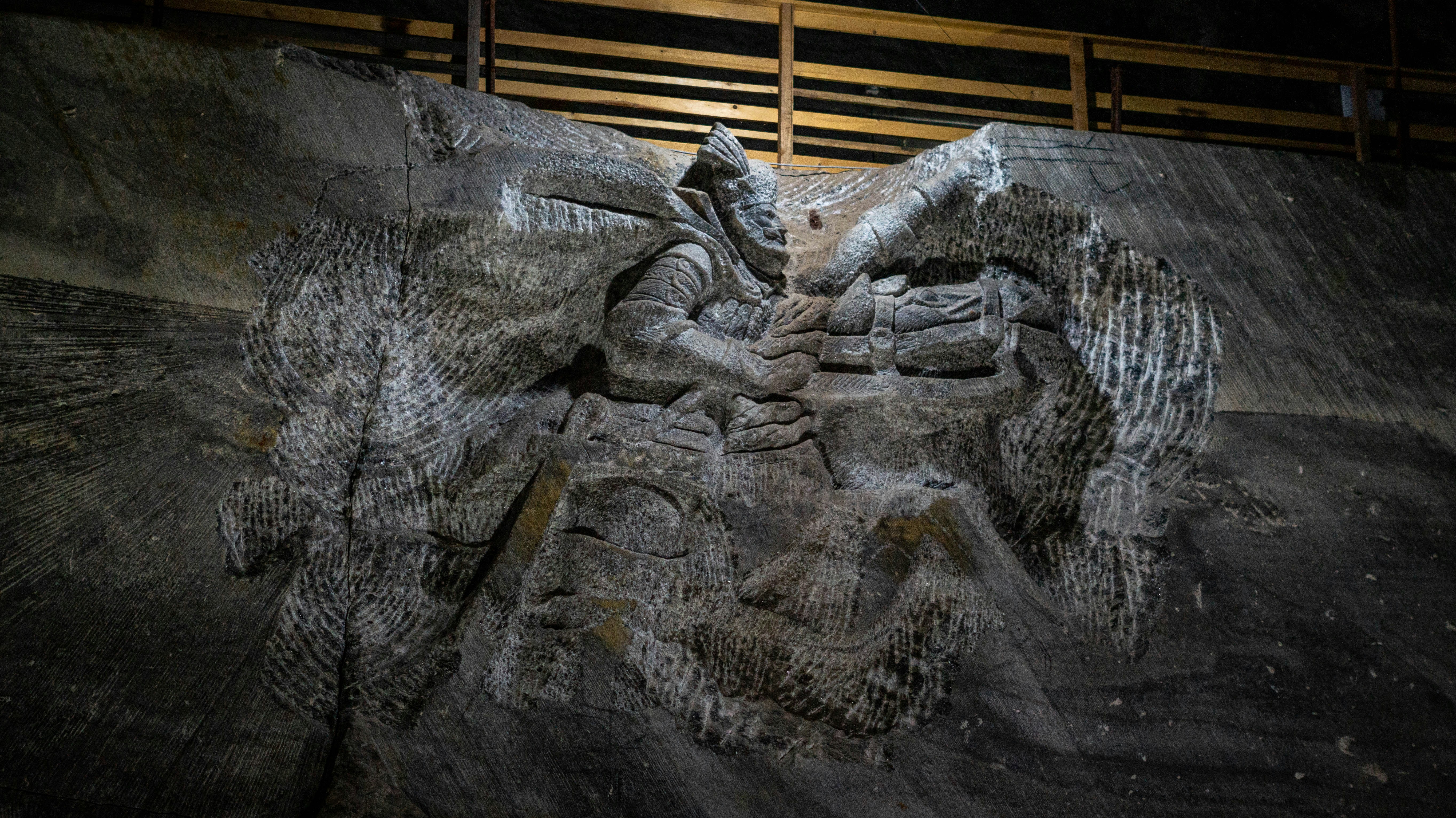 Echoes of History: The Carved Guardian