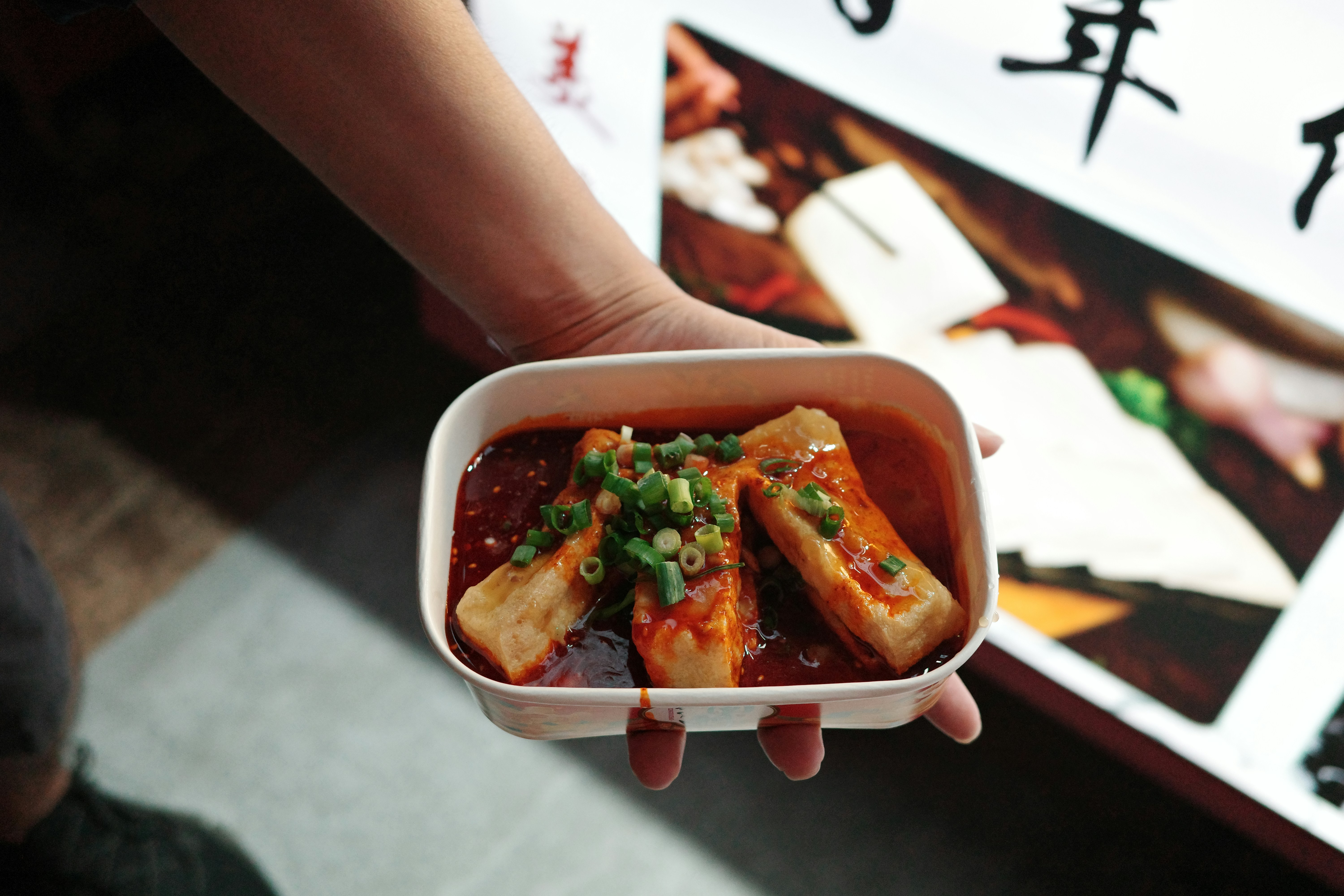 Savoring a Culinary Delight: A Handheld Feast