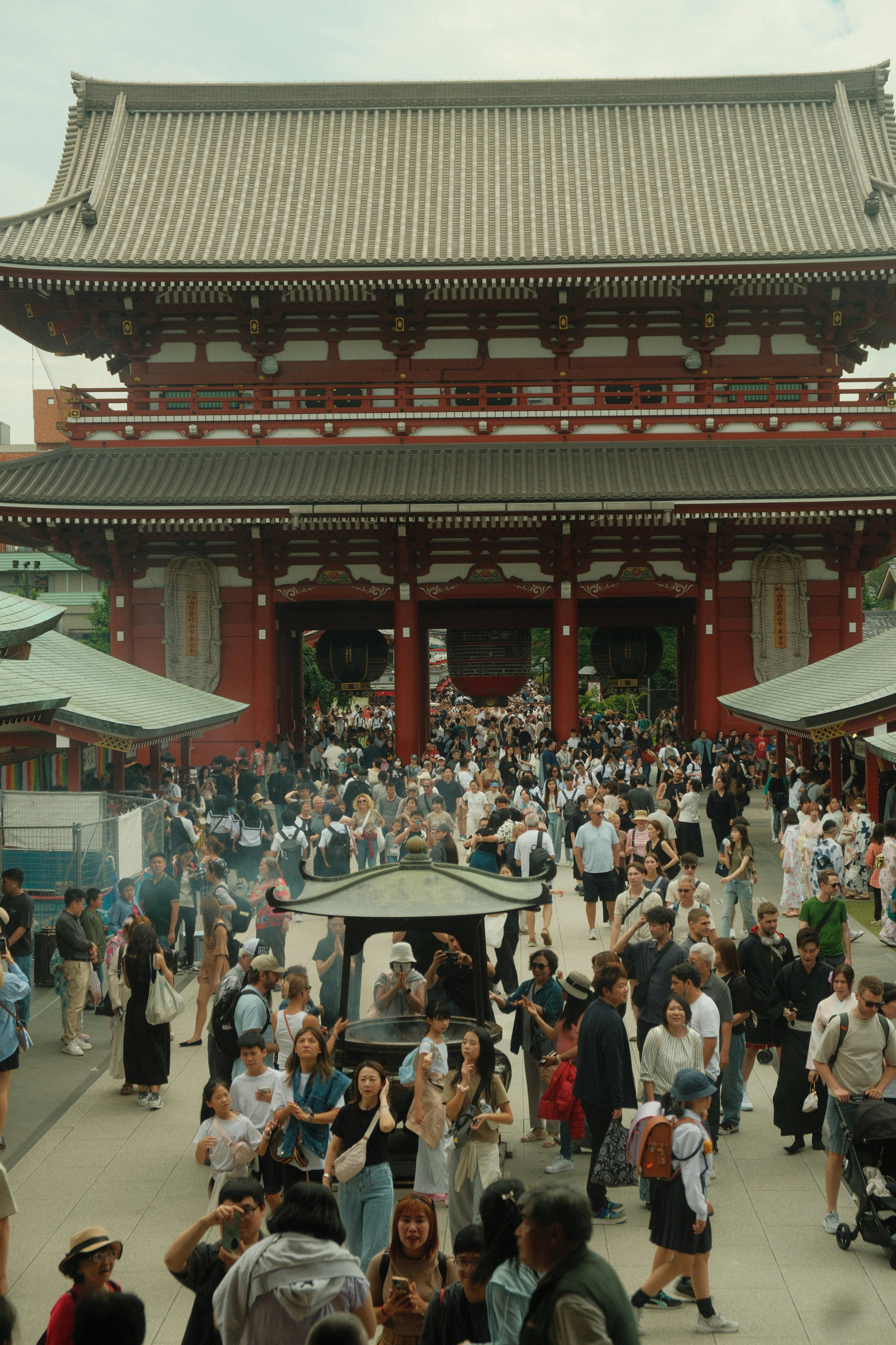 Harmony of Tradition and Modernity in a Bustling Sanctuary