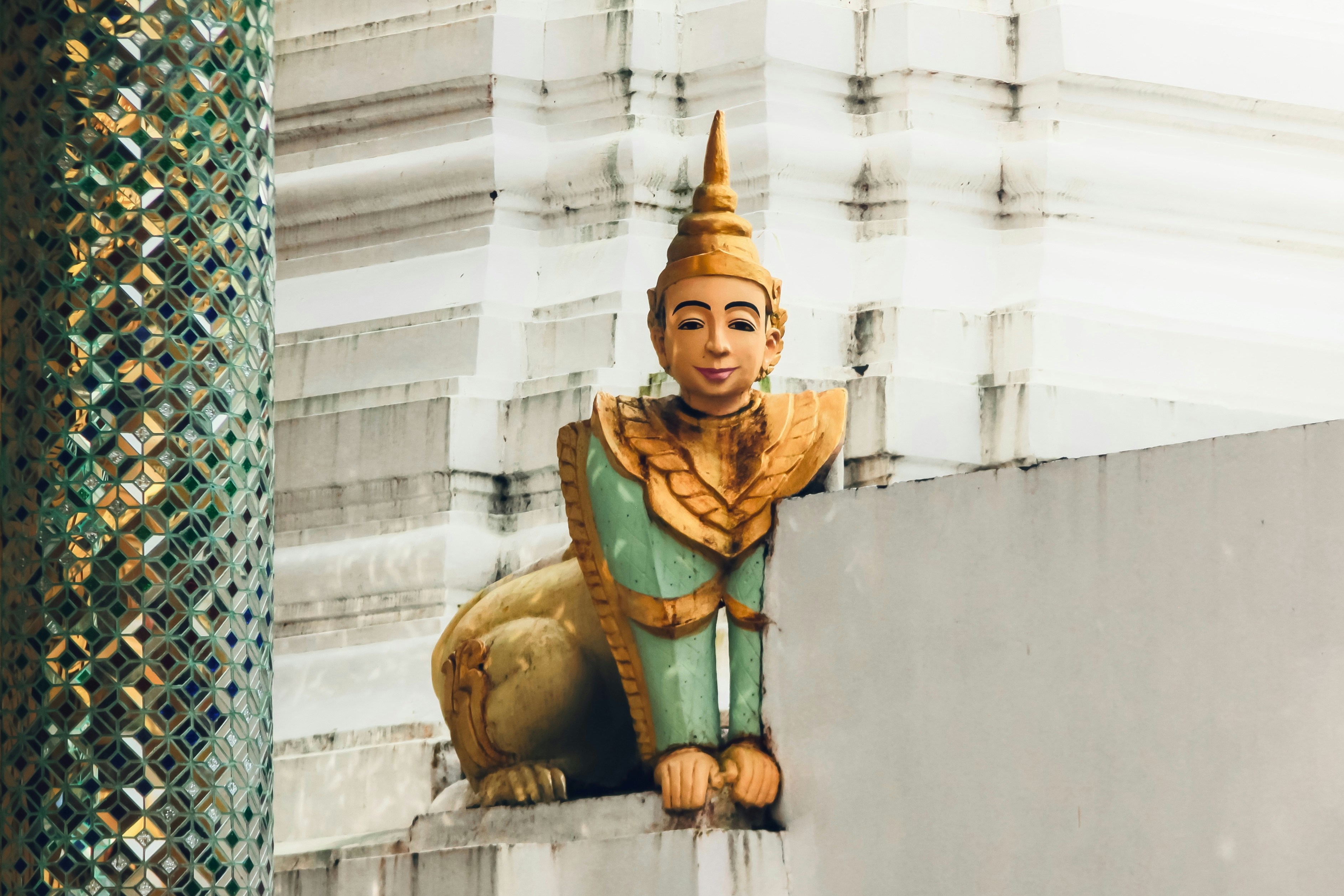 Guardian of the Temple: A Serene Watcher