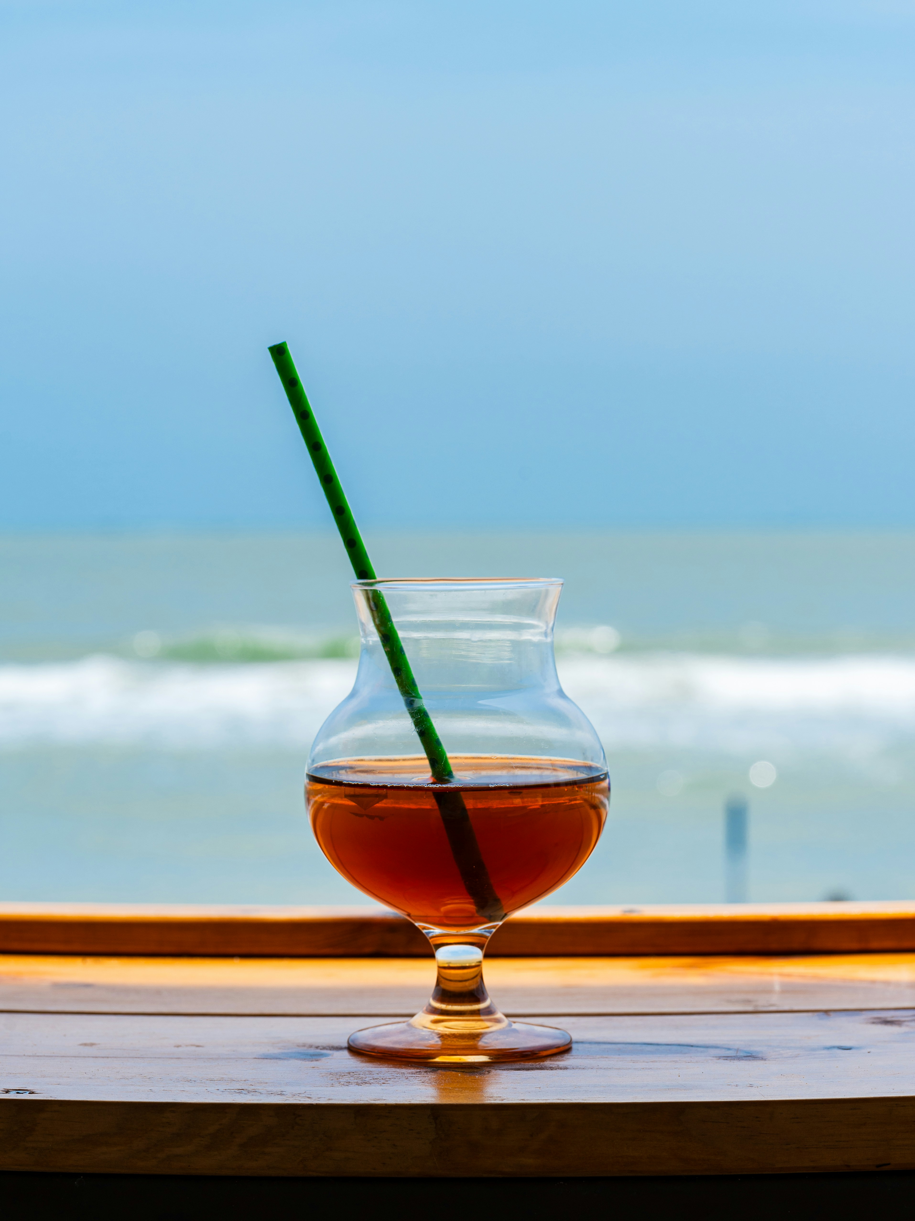 Sipping Serenity by the Shore