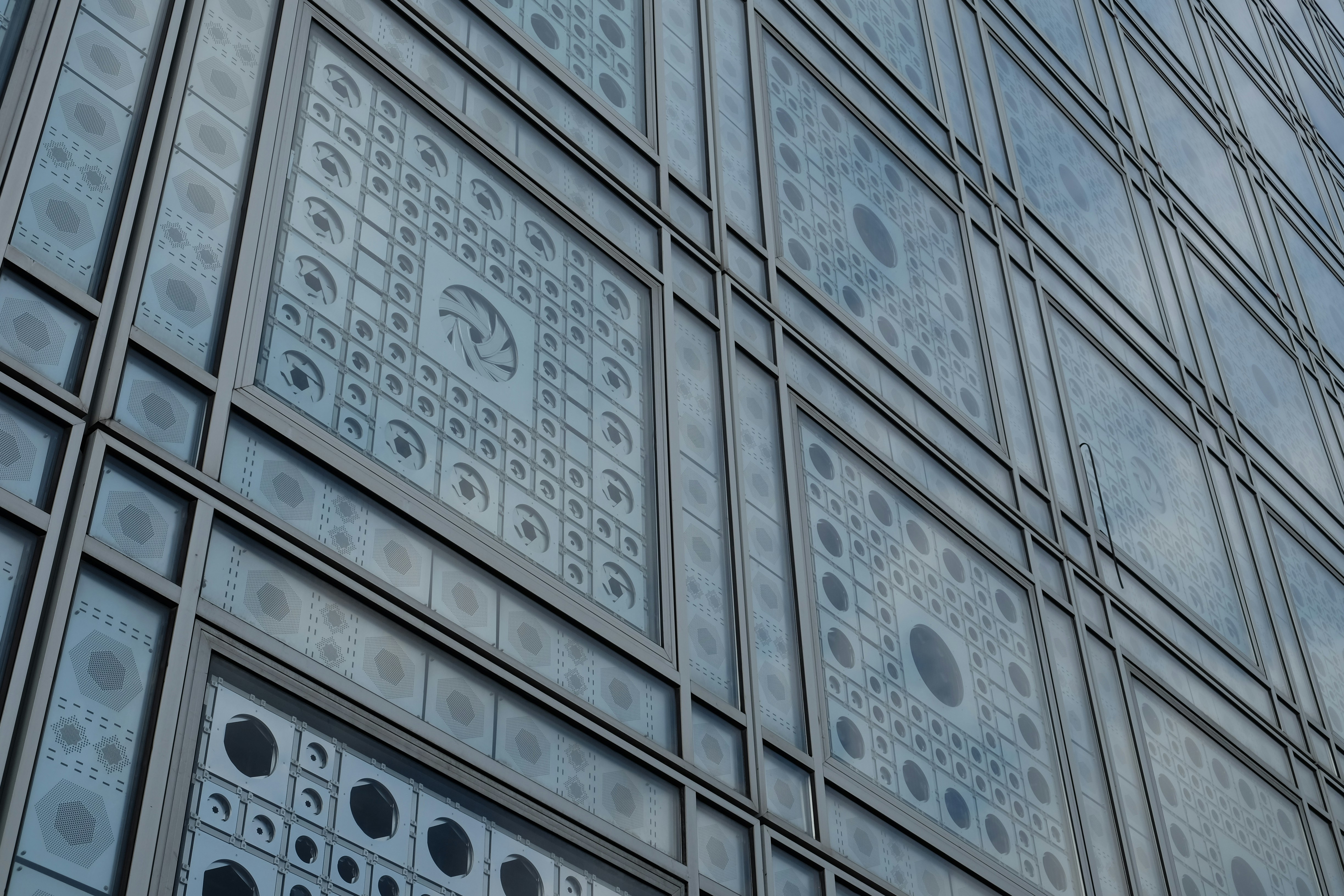 Geometric Harmony: A Facade of Patterns