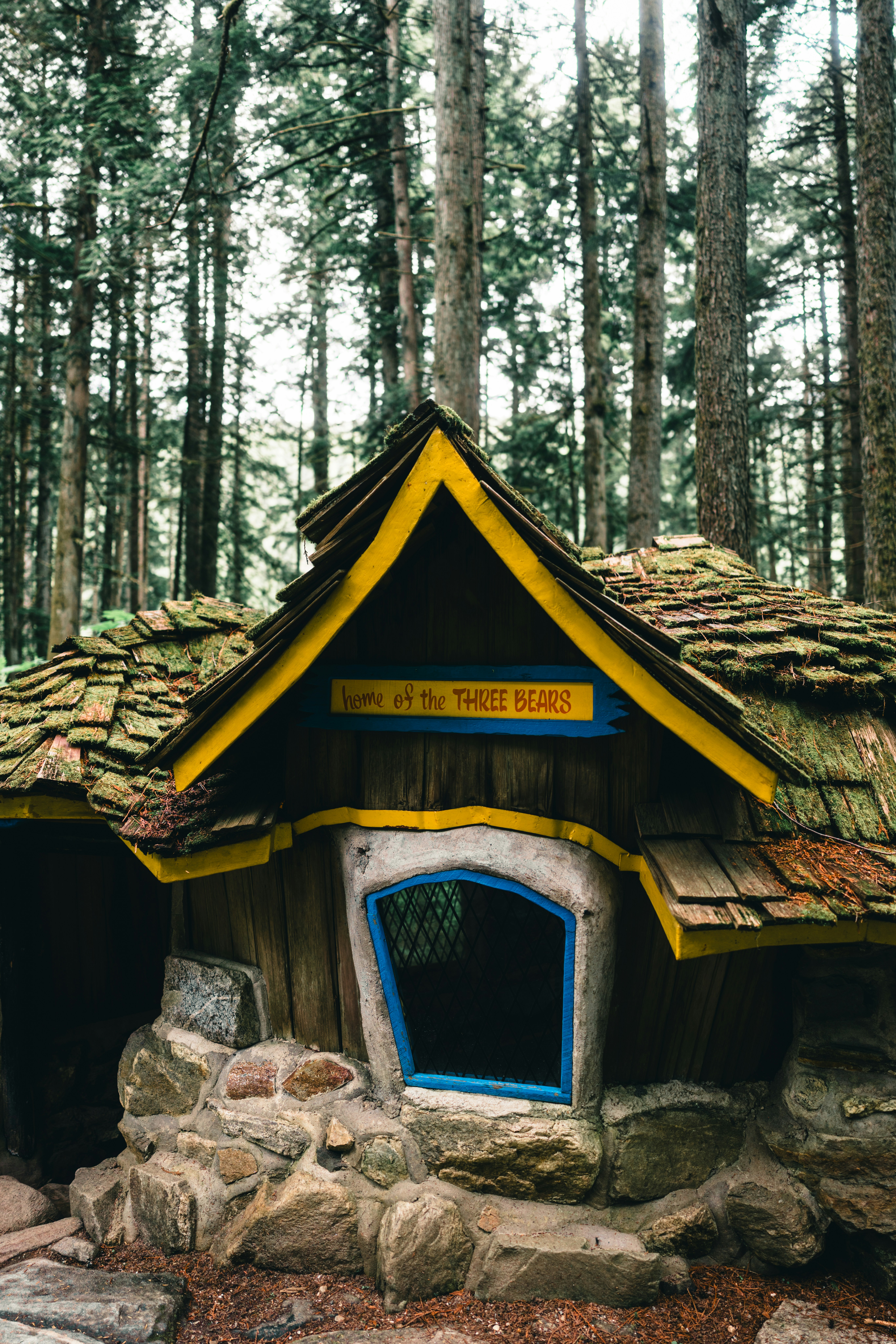 We need more road trips to Revelstoke | The house of the three bears is nestled in the forest.