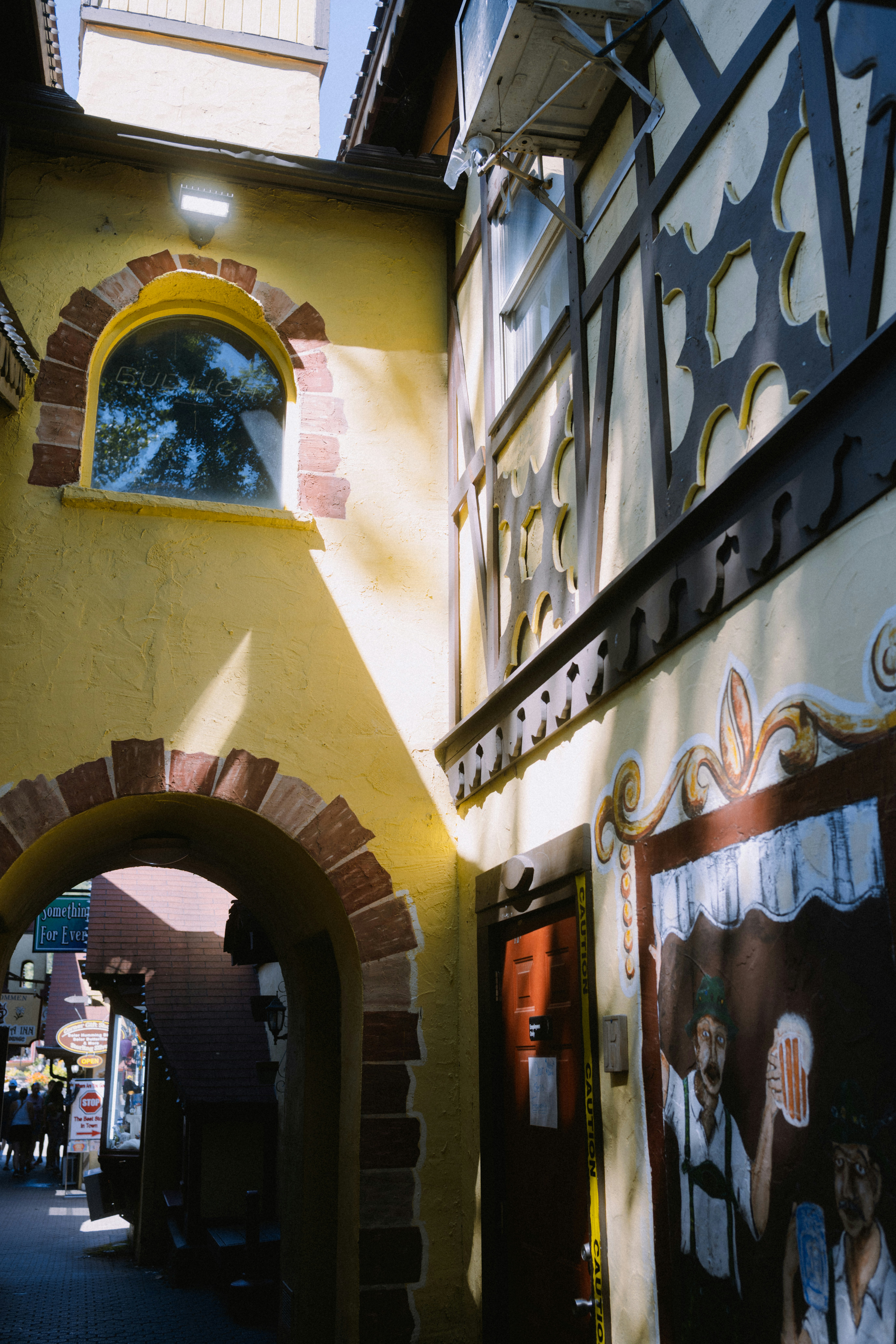 Whispers of Color in a Hidden Alleyway