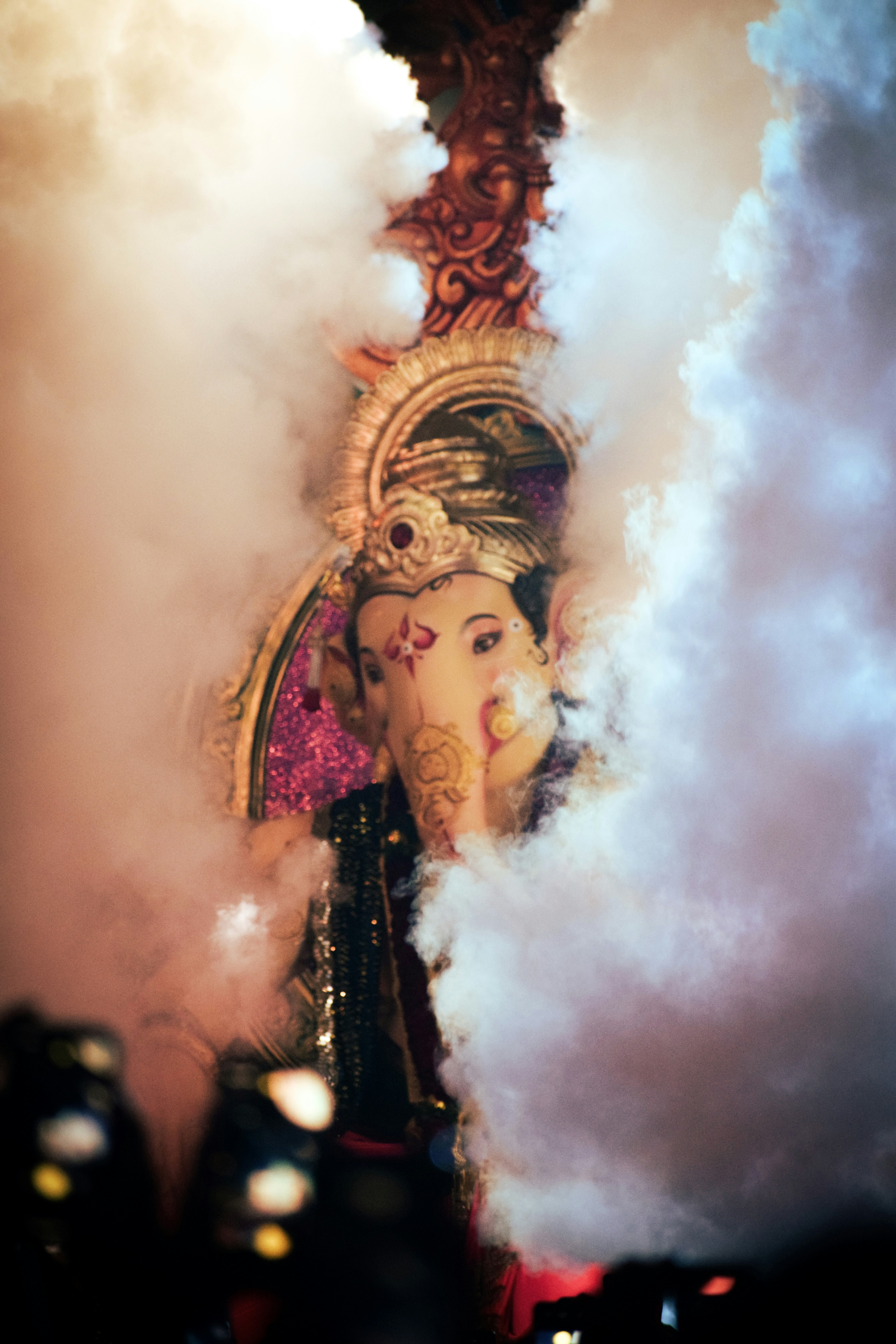 Veiled Reverence: A Divine Encounter