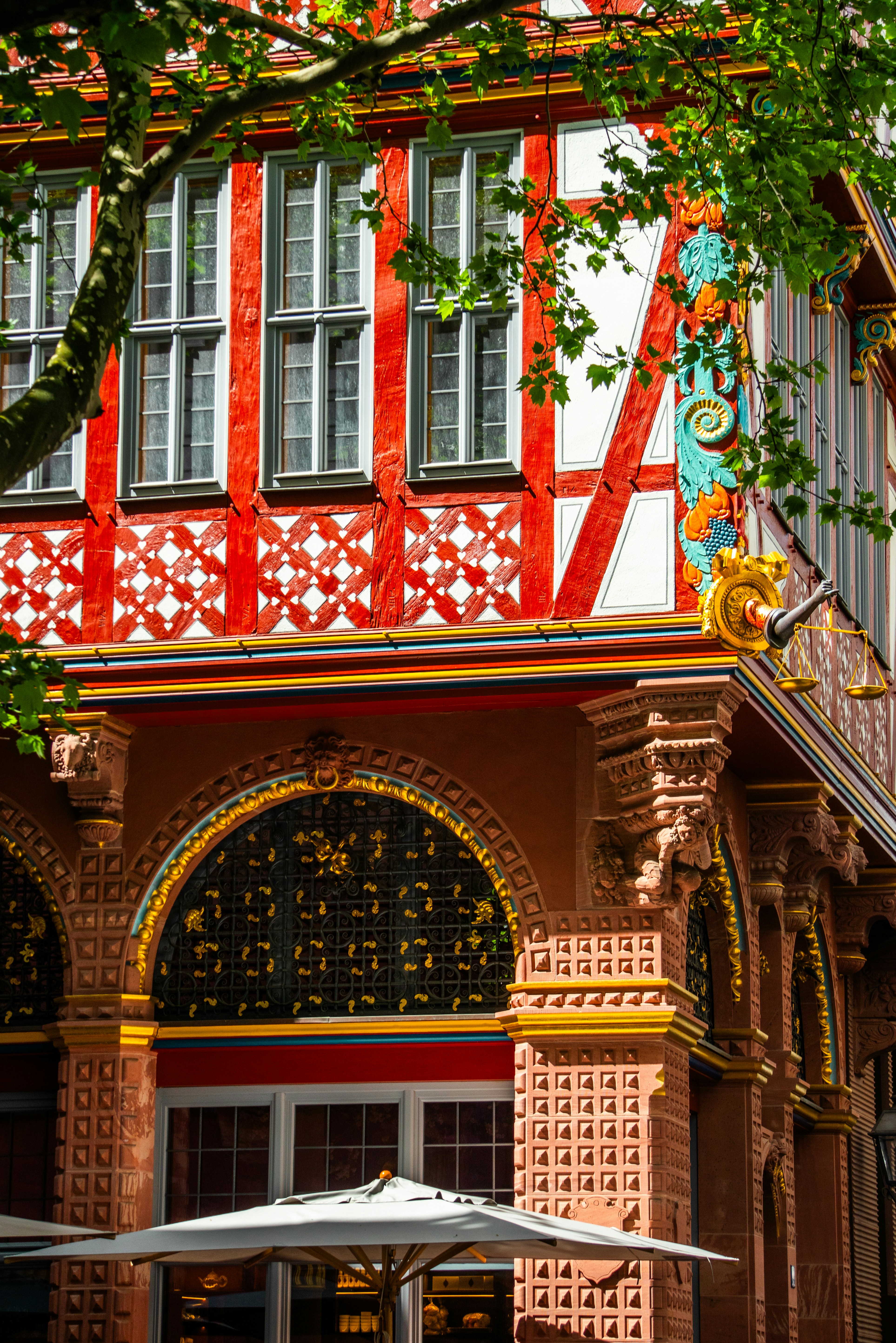 Ornate Facade: A Symphony of Color and Detail