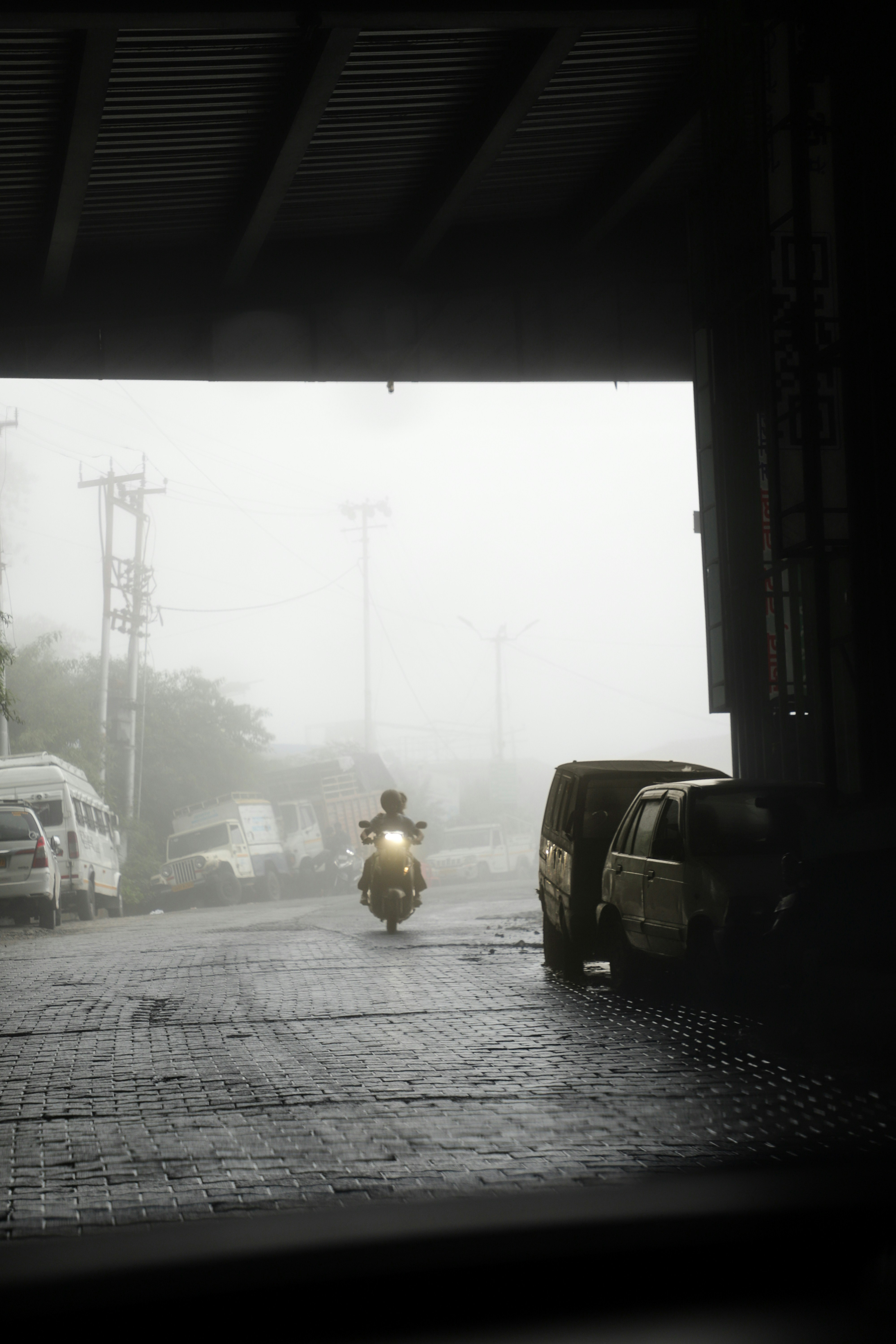 Whispers of the Foggy Road