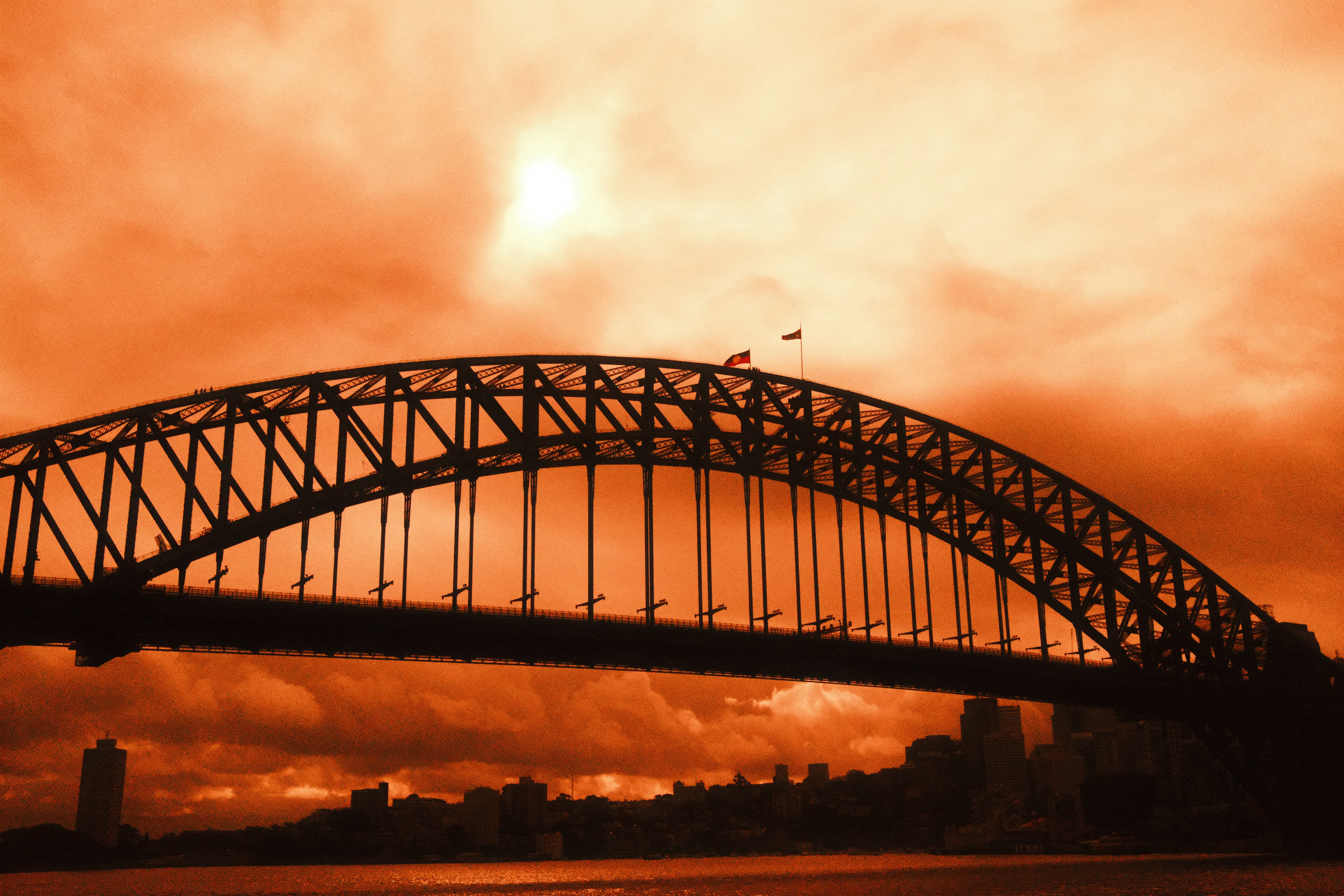 Rusty Elegance: The Bridge at Dusk