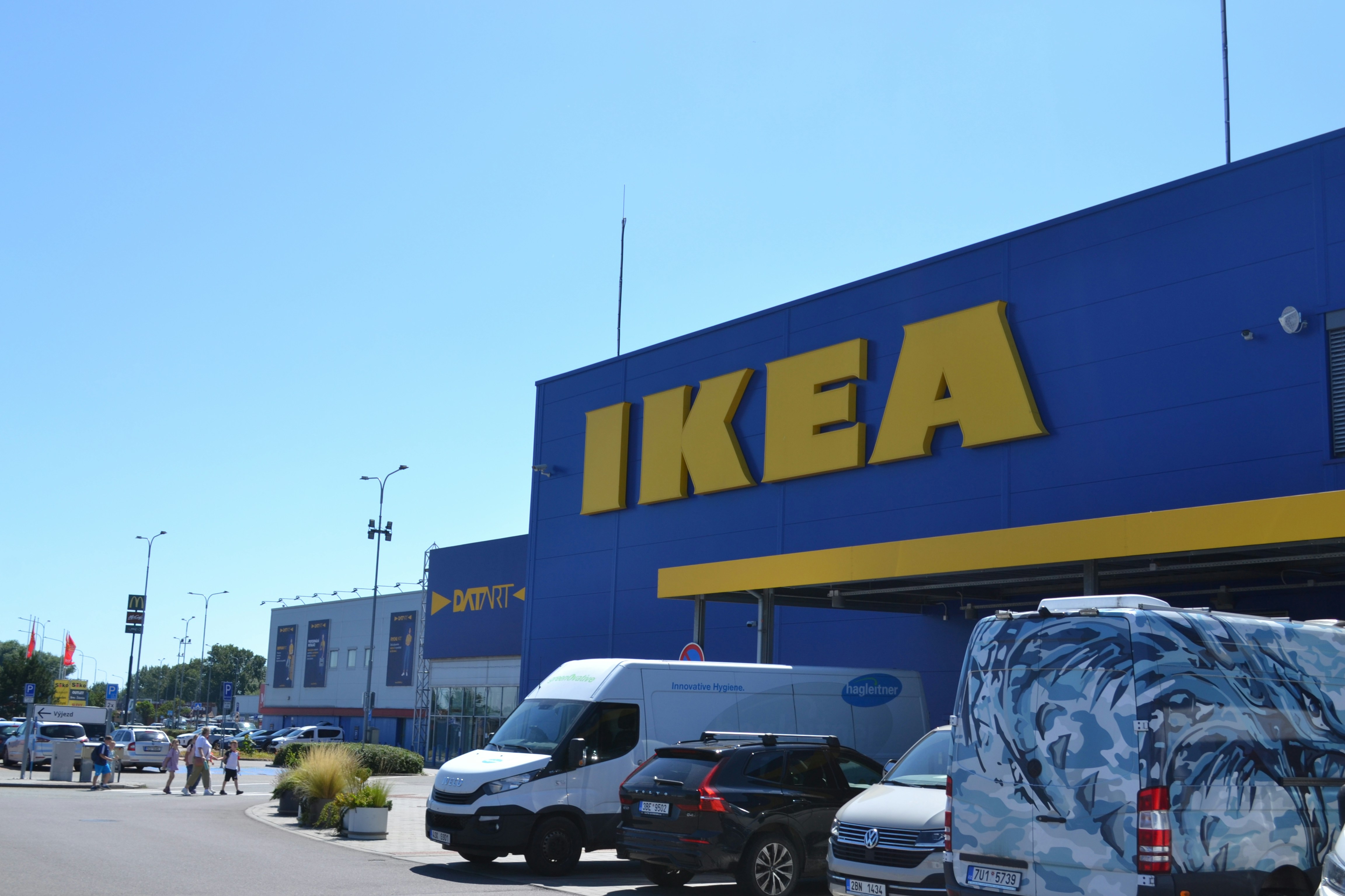 The exterior of an ikea store is pictured.