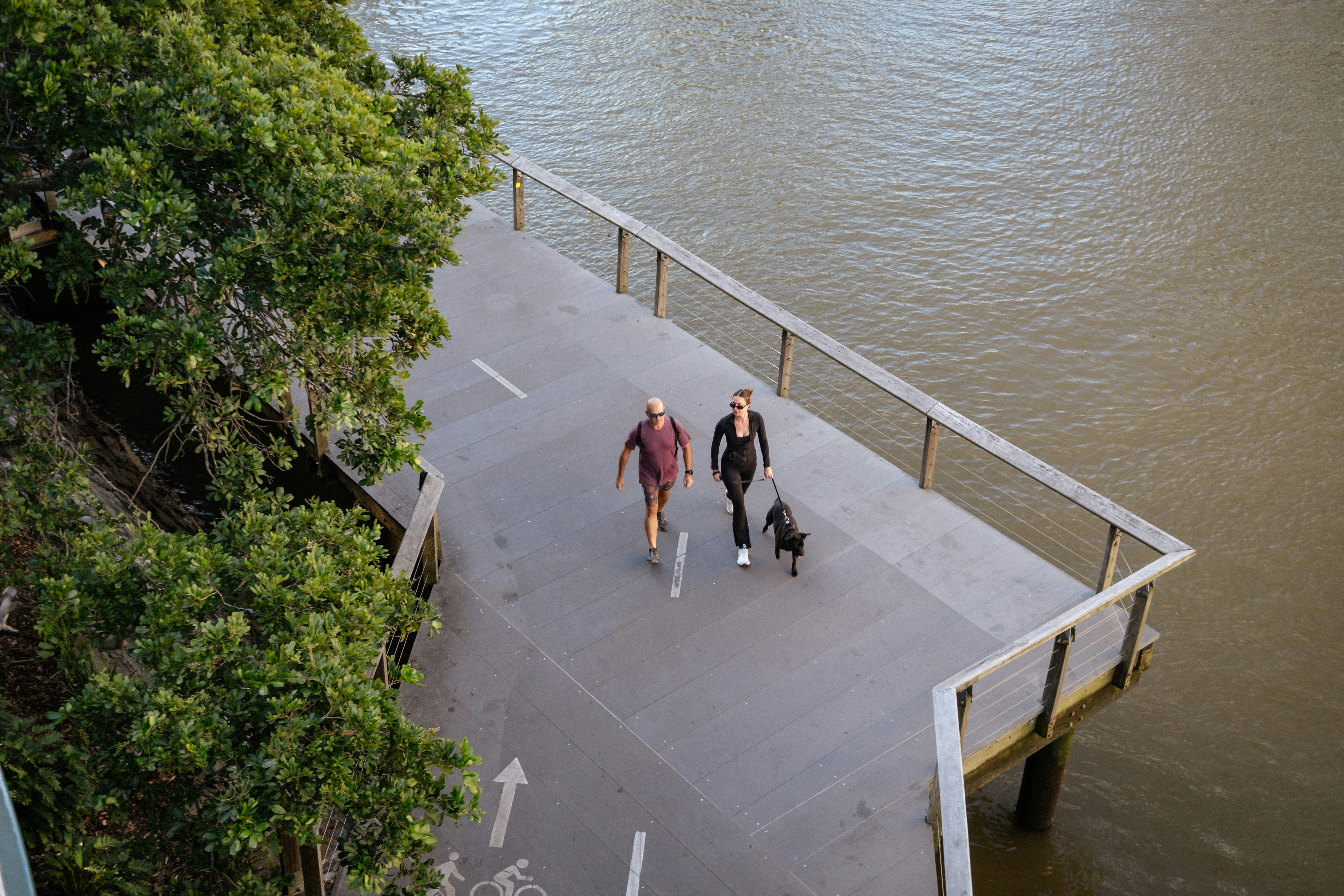 Urban Stroll by the Water's Edge