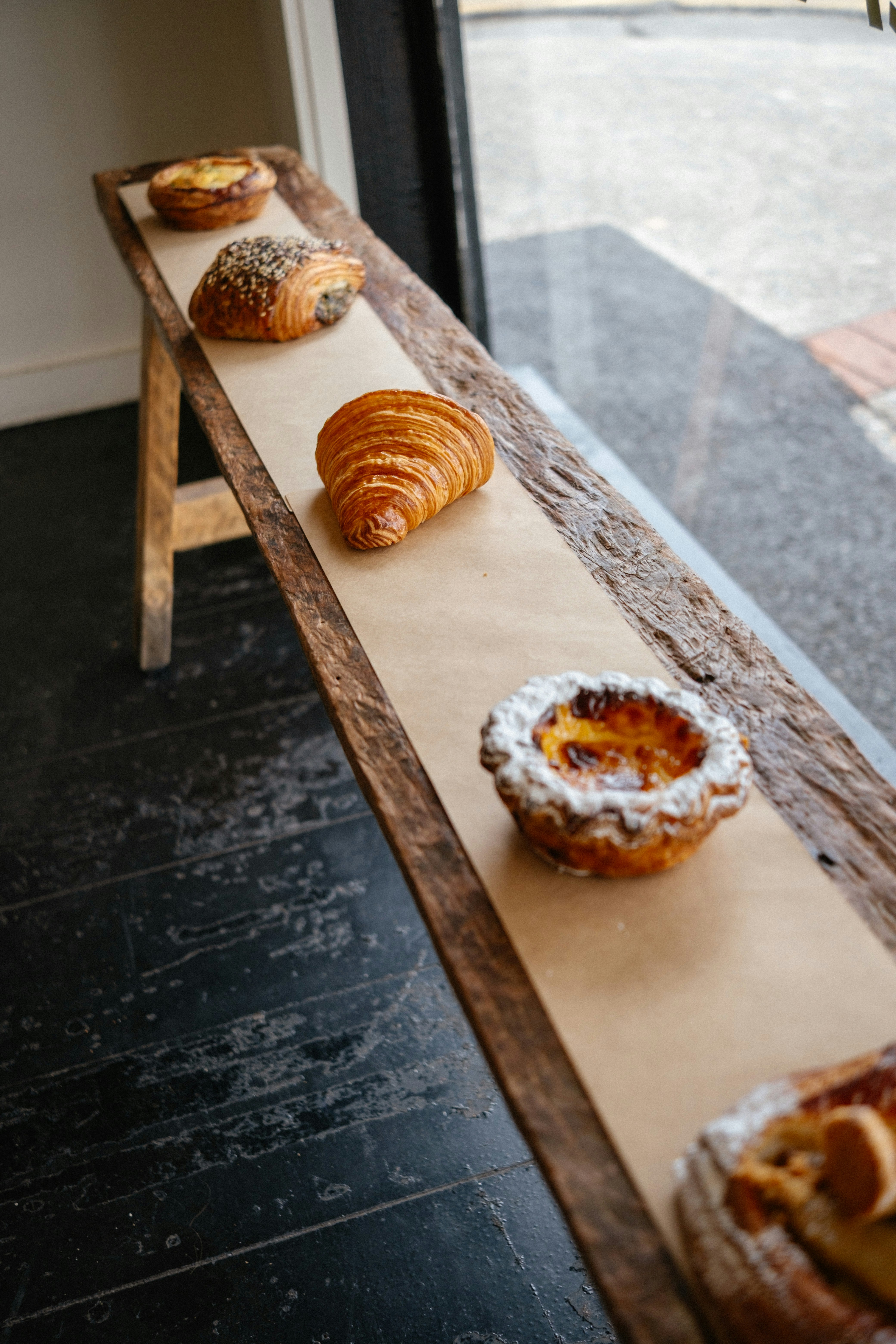 A Symphony of Pastries on Rustic Wood