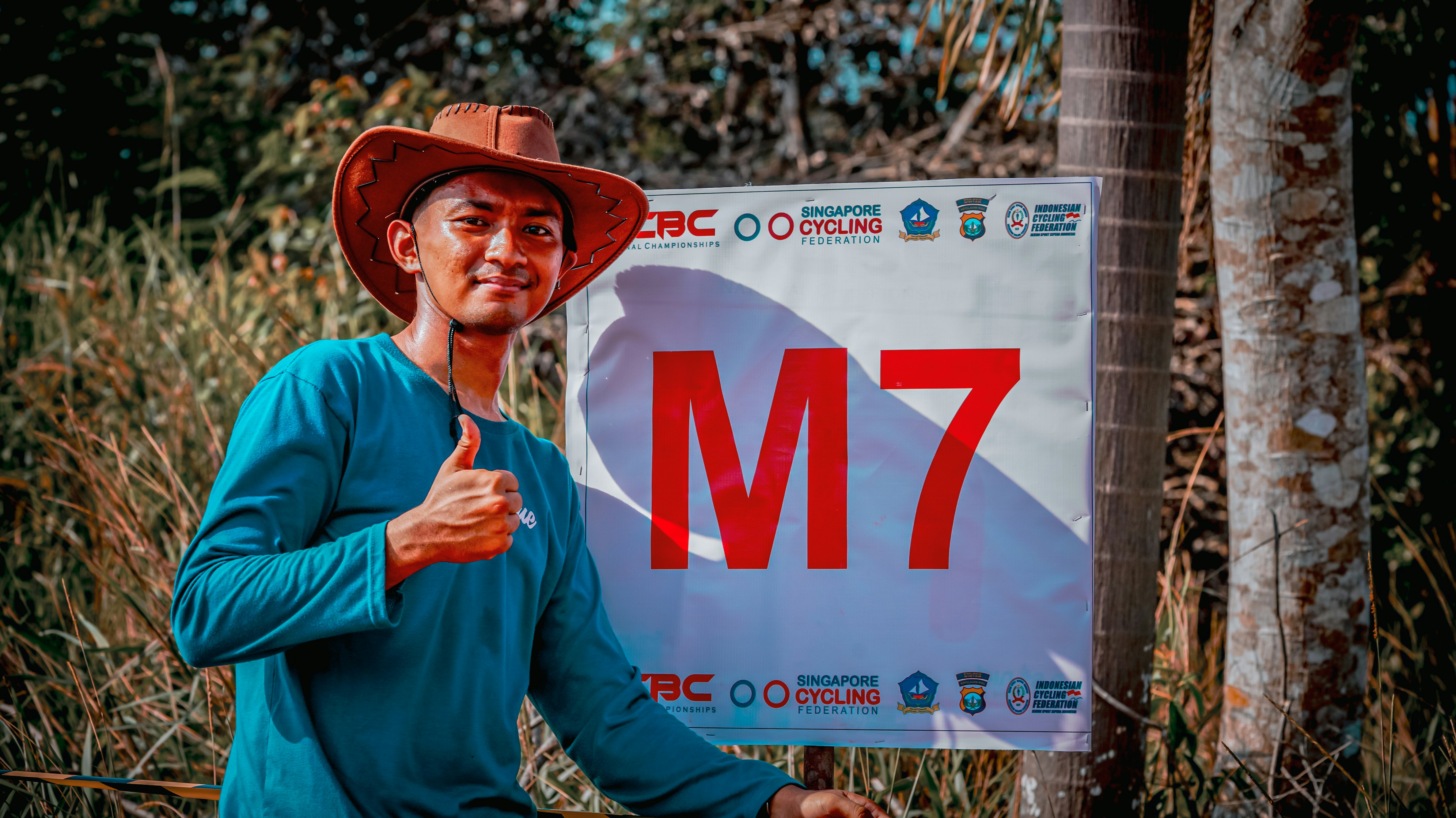 Cycling Enthusiast at M7 Checkpoint