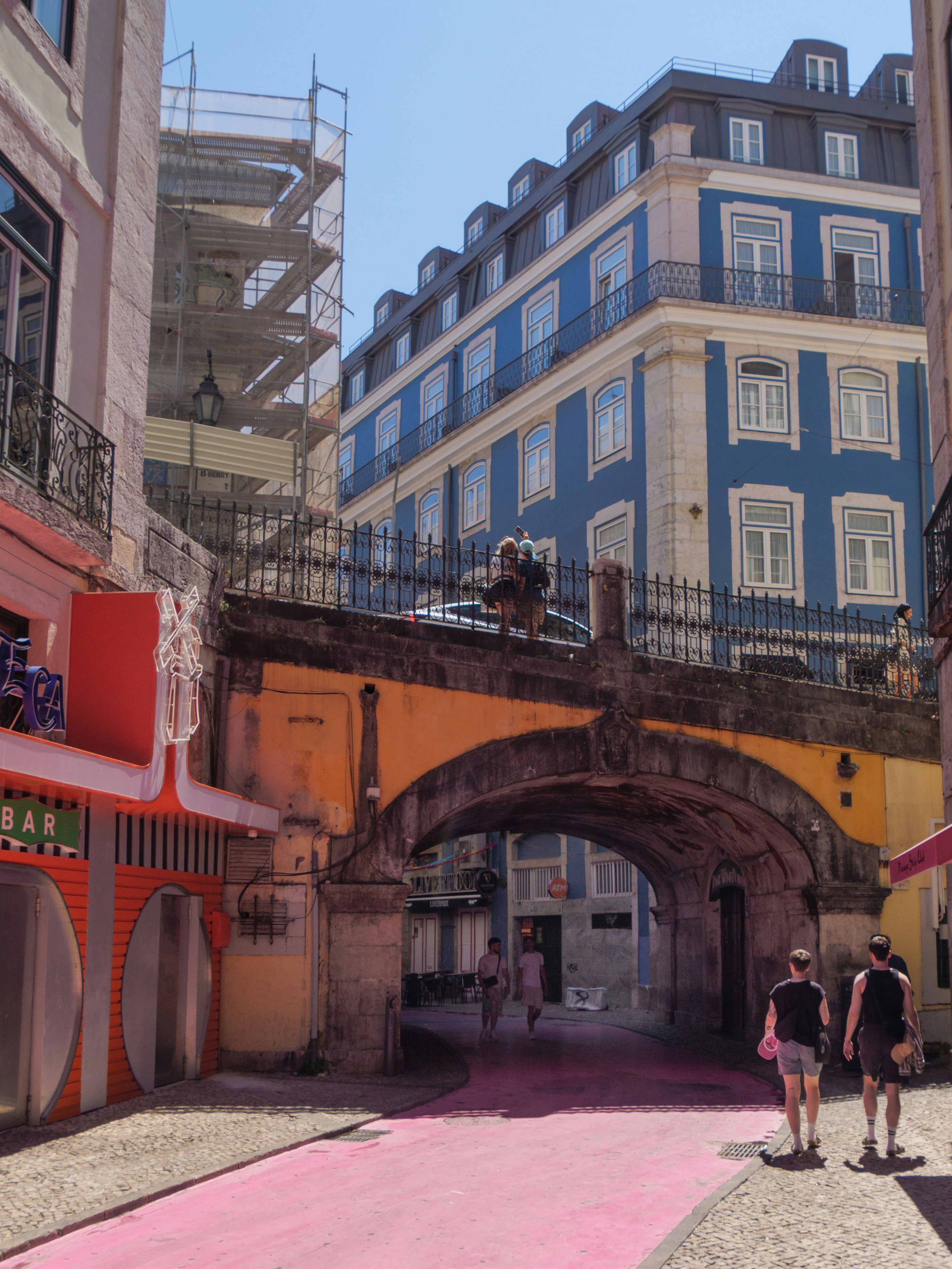 Vibrant Passageway Through Time