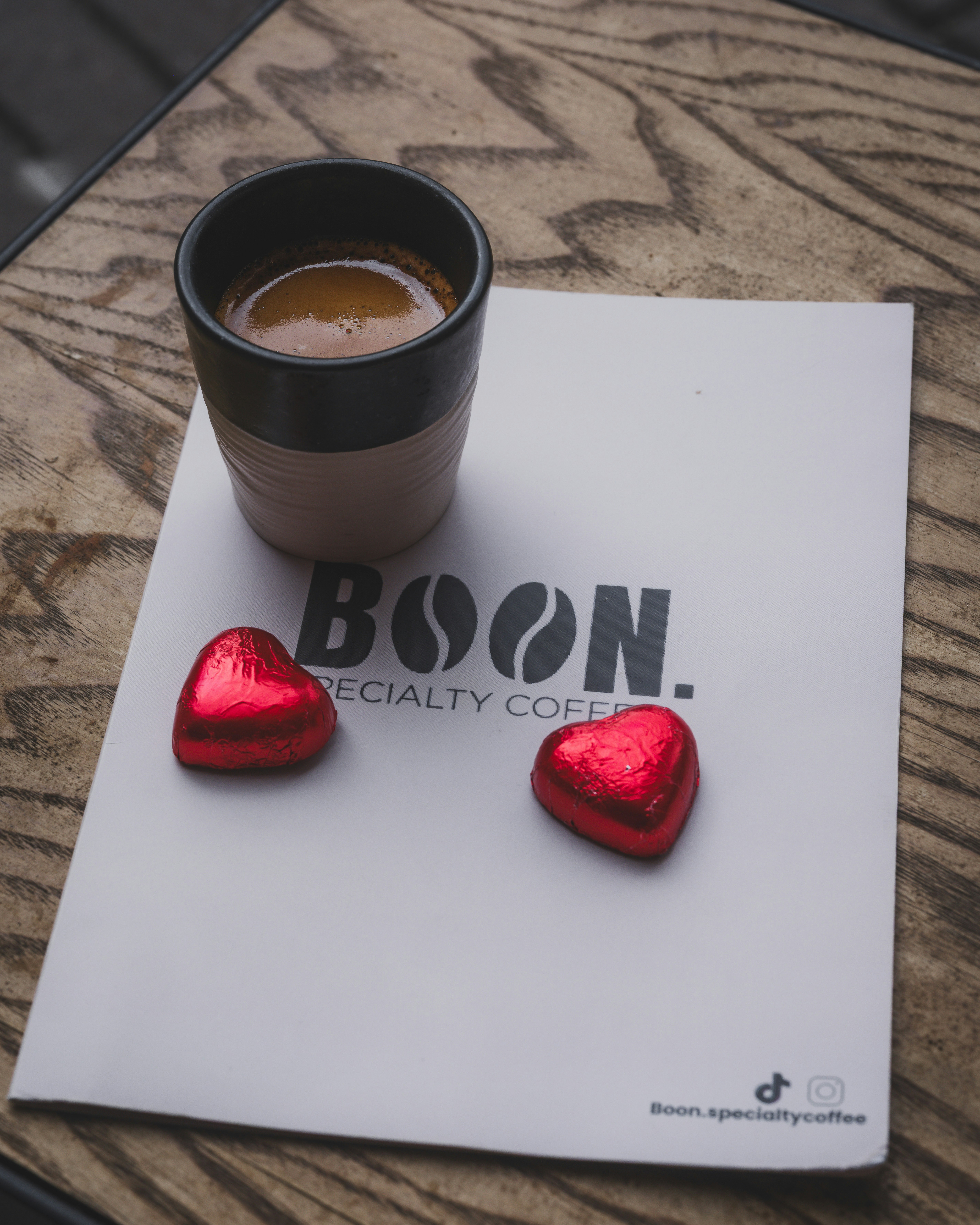 A Cozy Coffee Moment with Sweet Accents