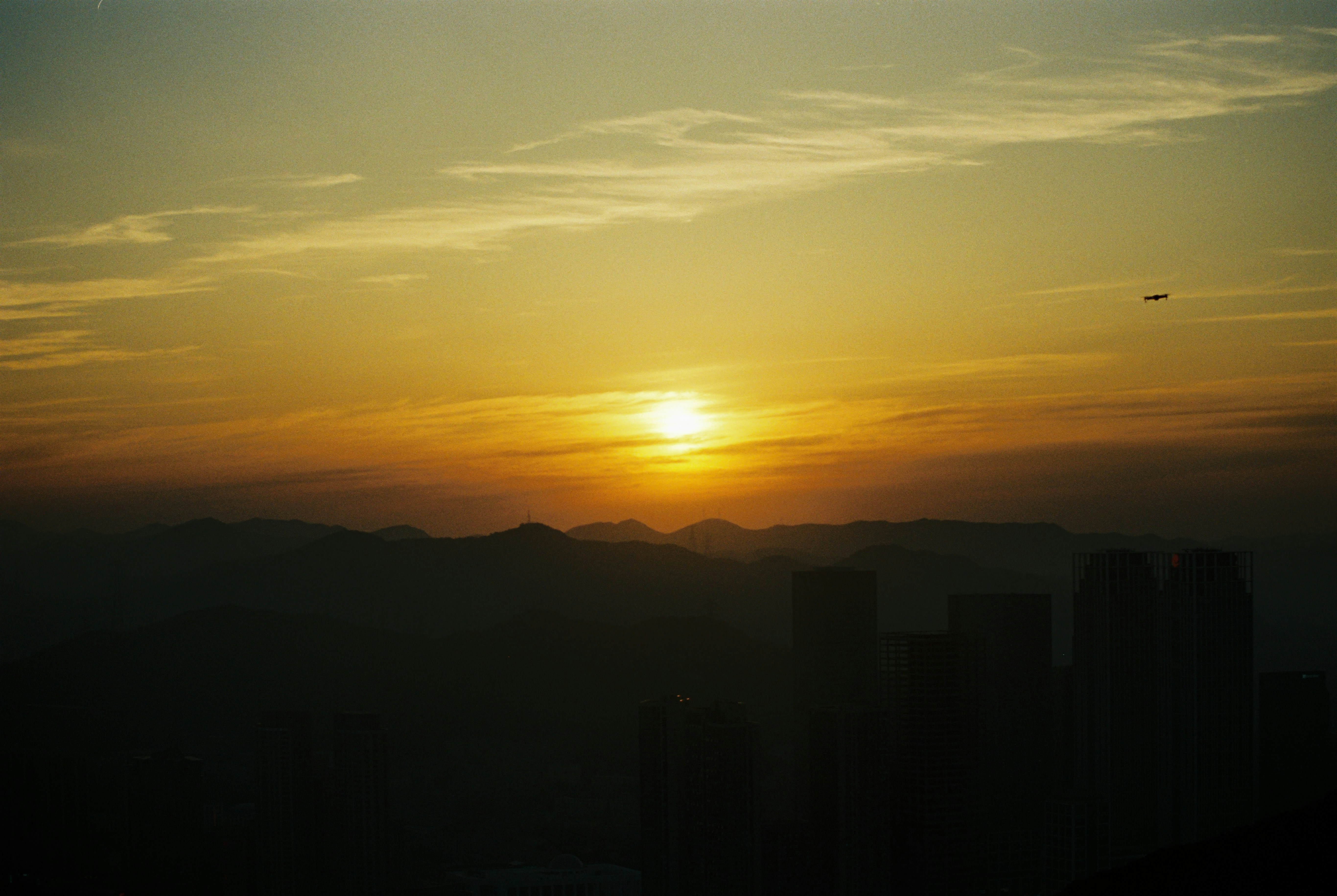 Golden Horizon: A City Awakens
