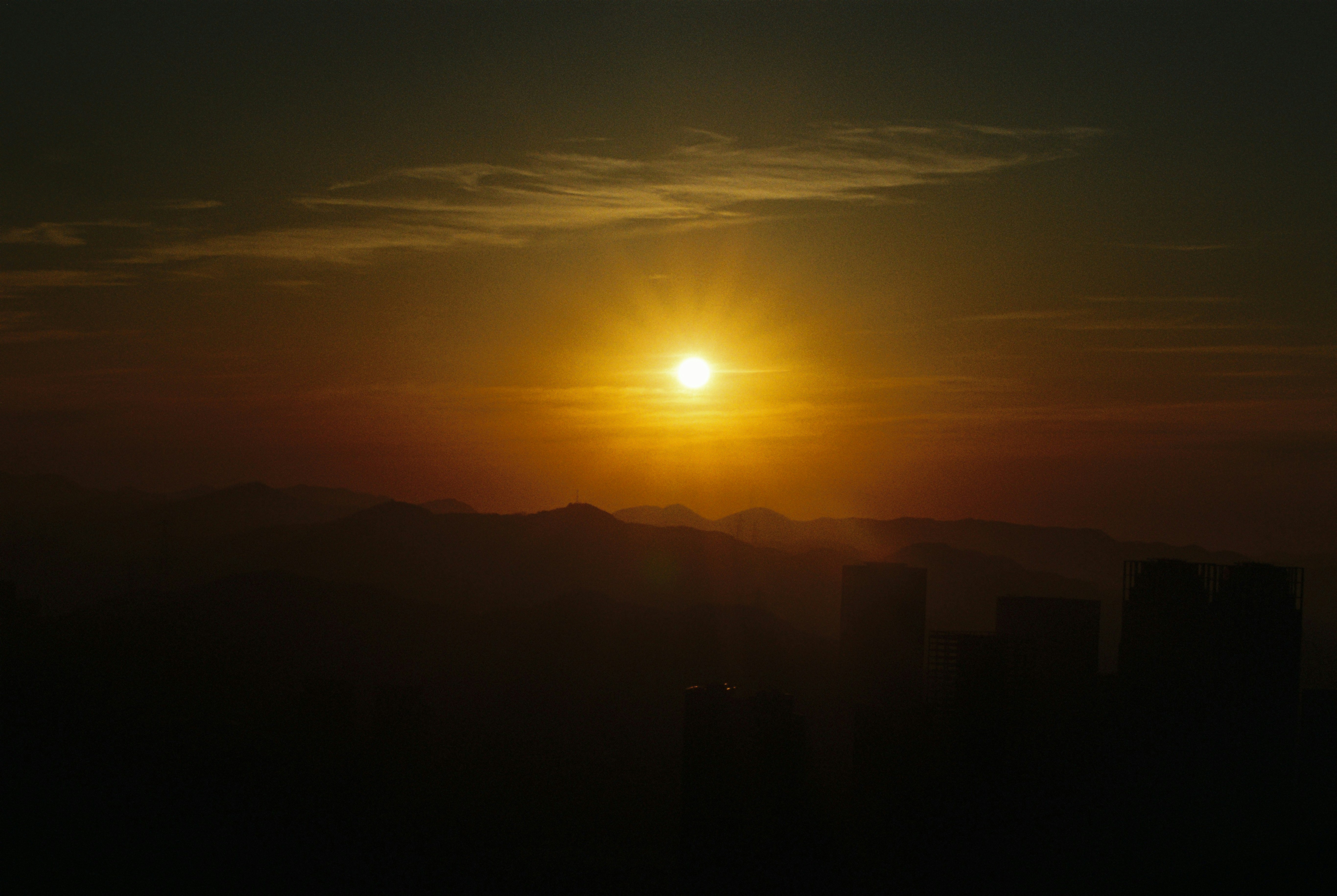 Dawn's Embrace Over the Horizon