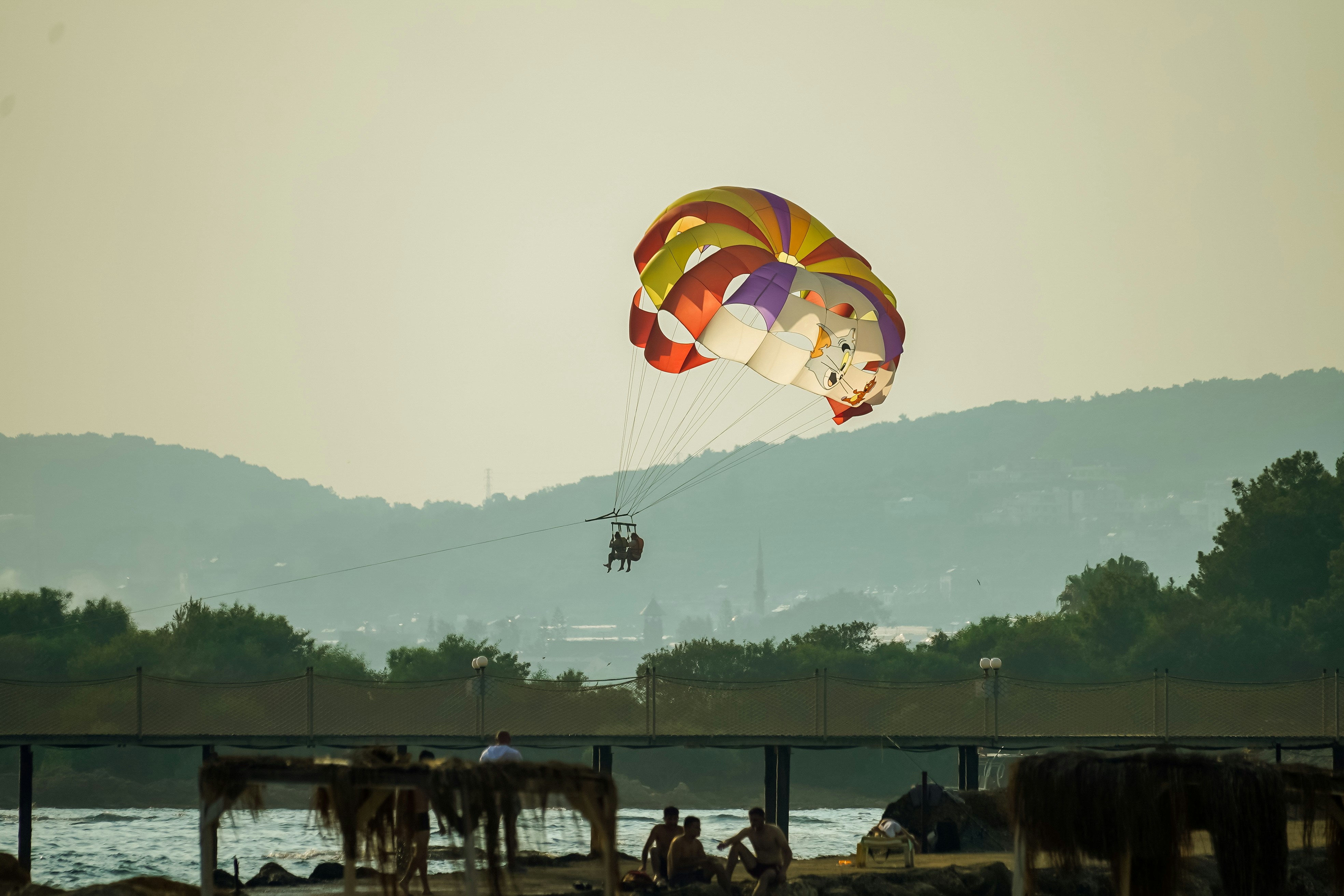 Soaring Above Tranquil Waters: A Paragliding Adventure