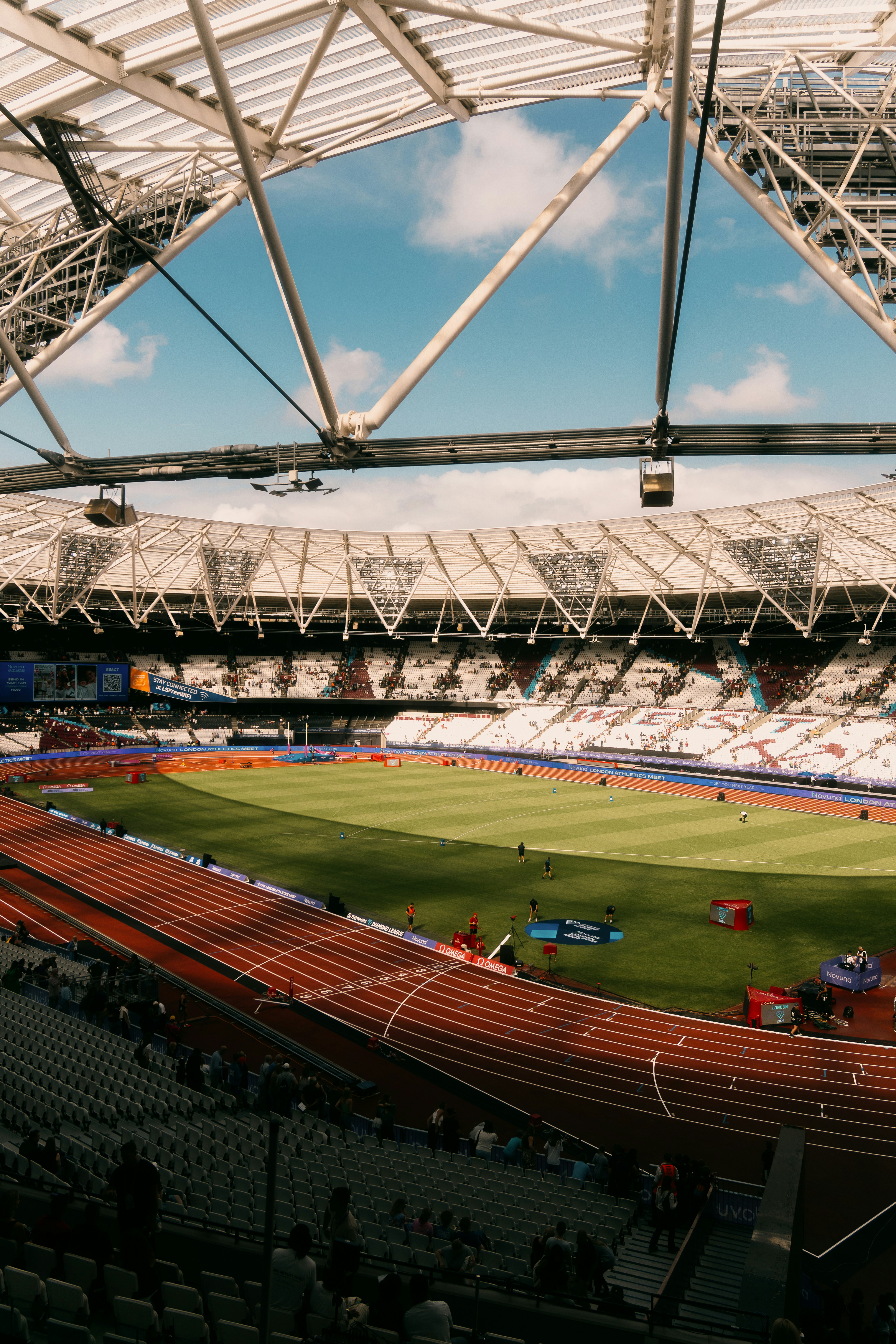 Aerial View of Athletic Ambitions