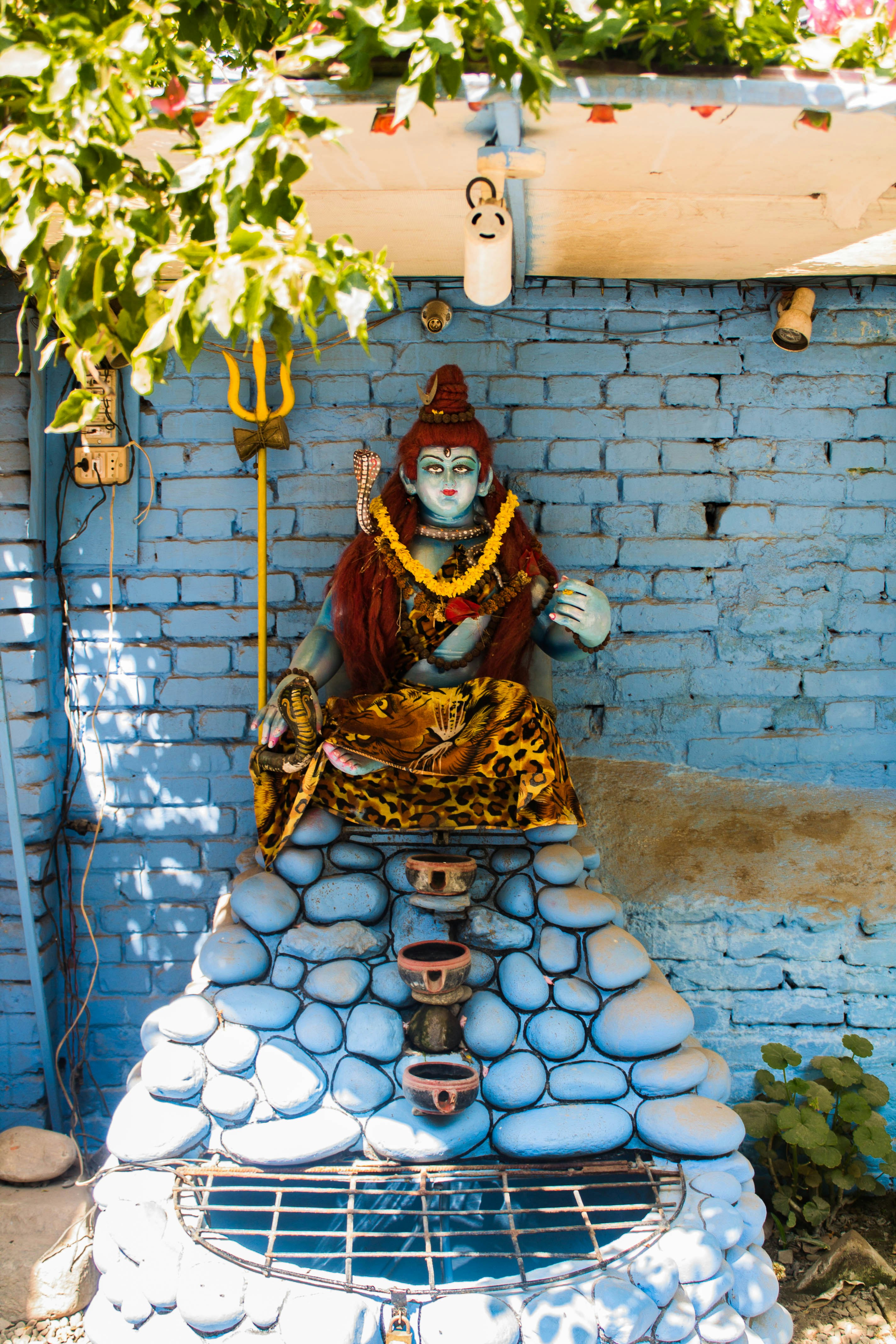 The Serene Guardian of the Blue Wall