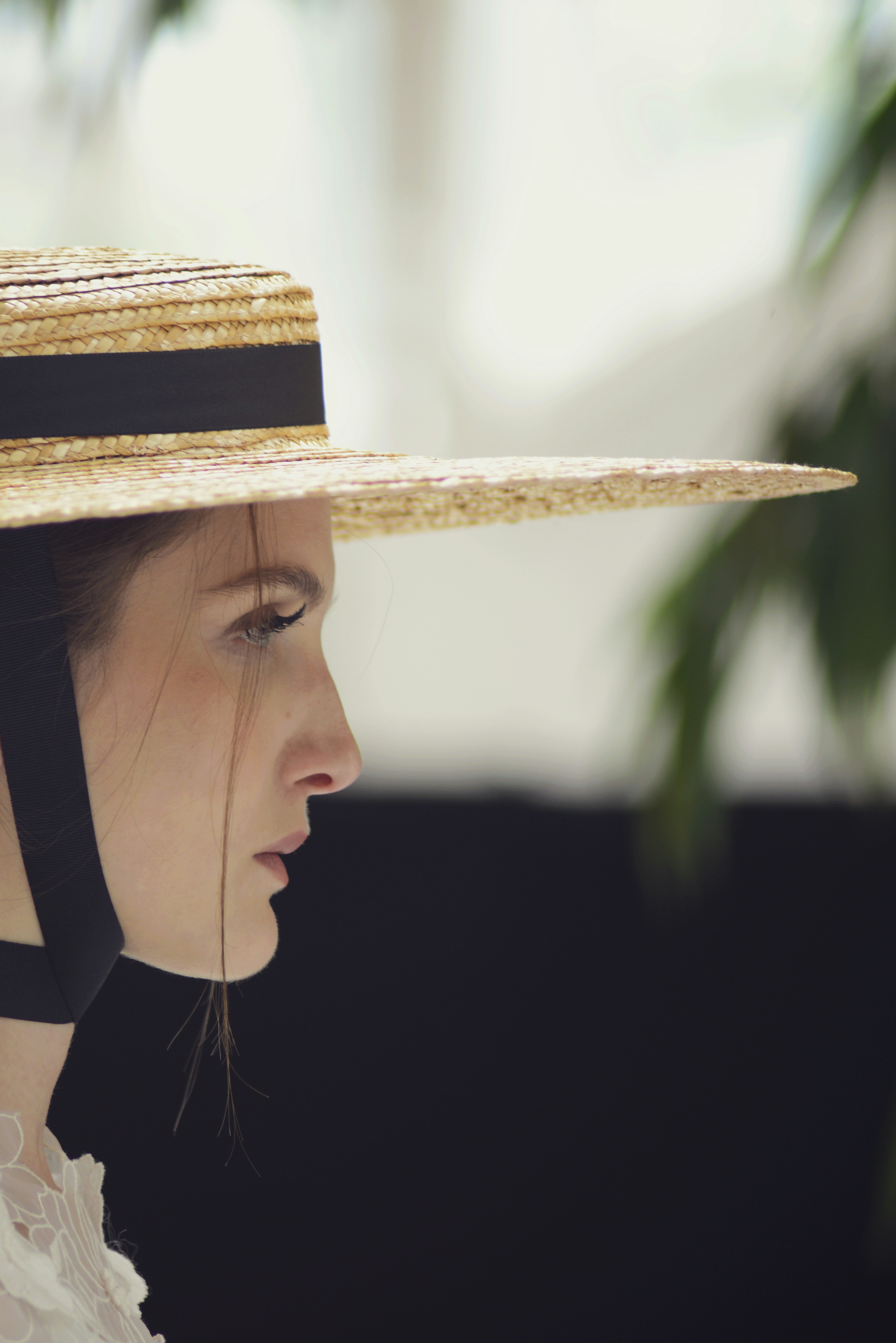 Elegance in Profile: A Modern Muse