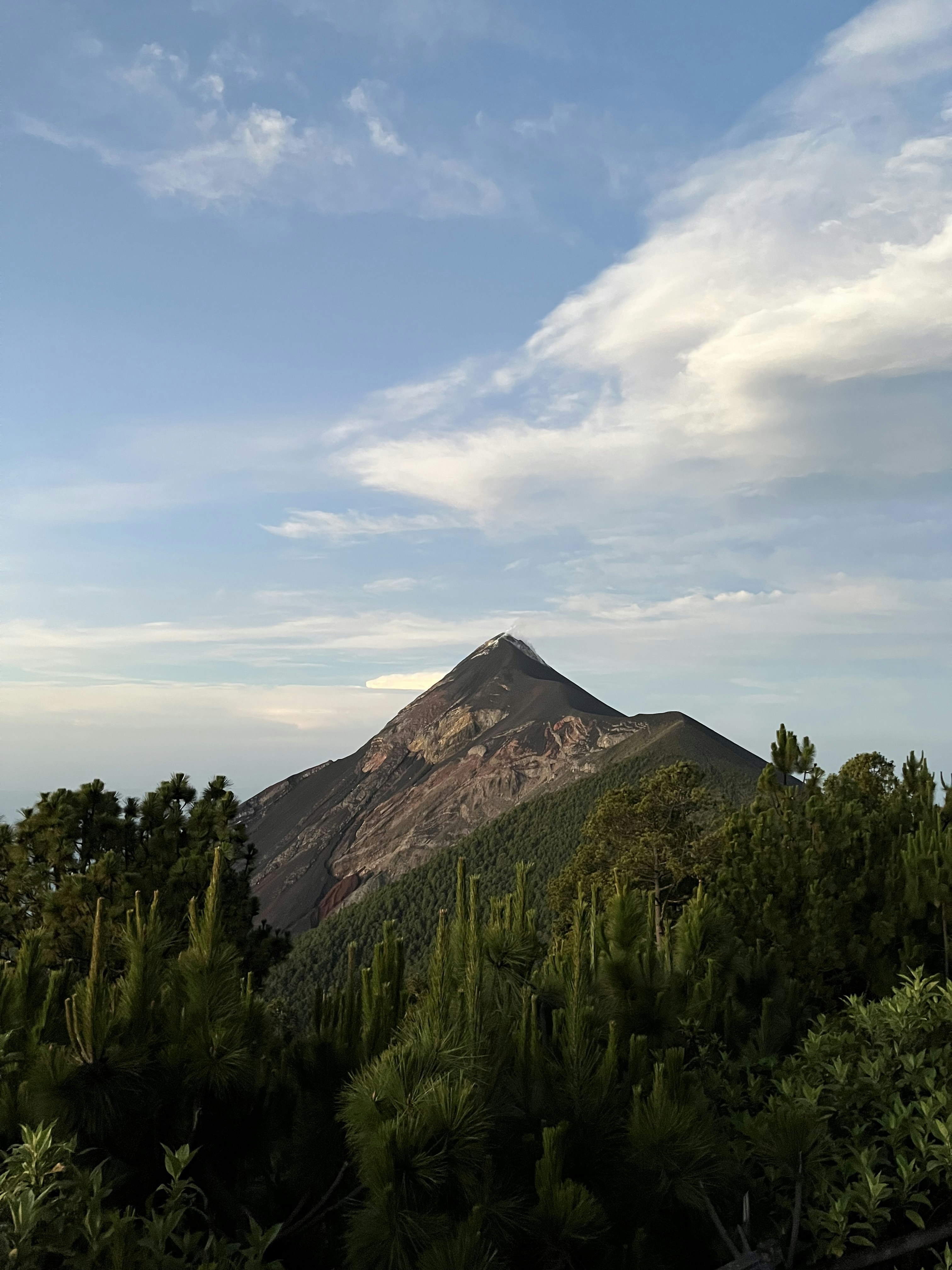 The Majestic Ascent: A Volcano's Silent Watch