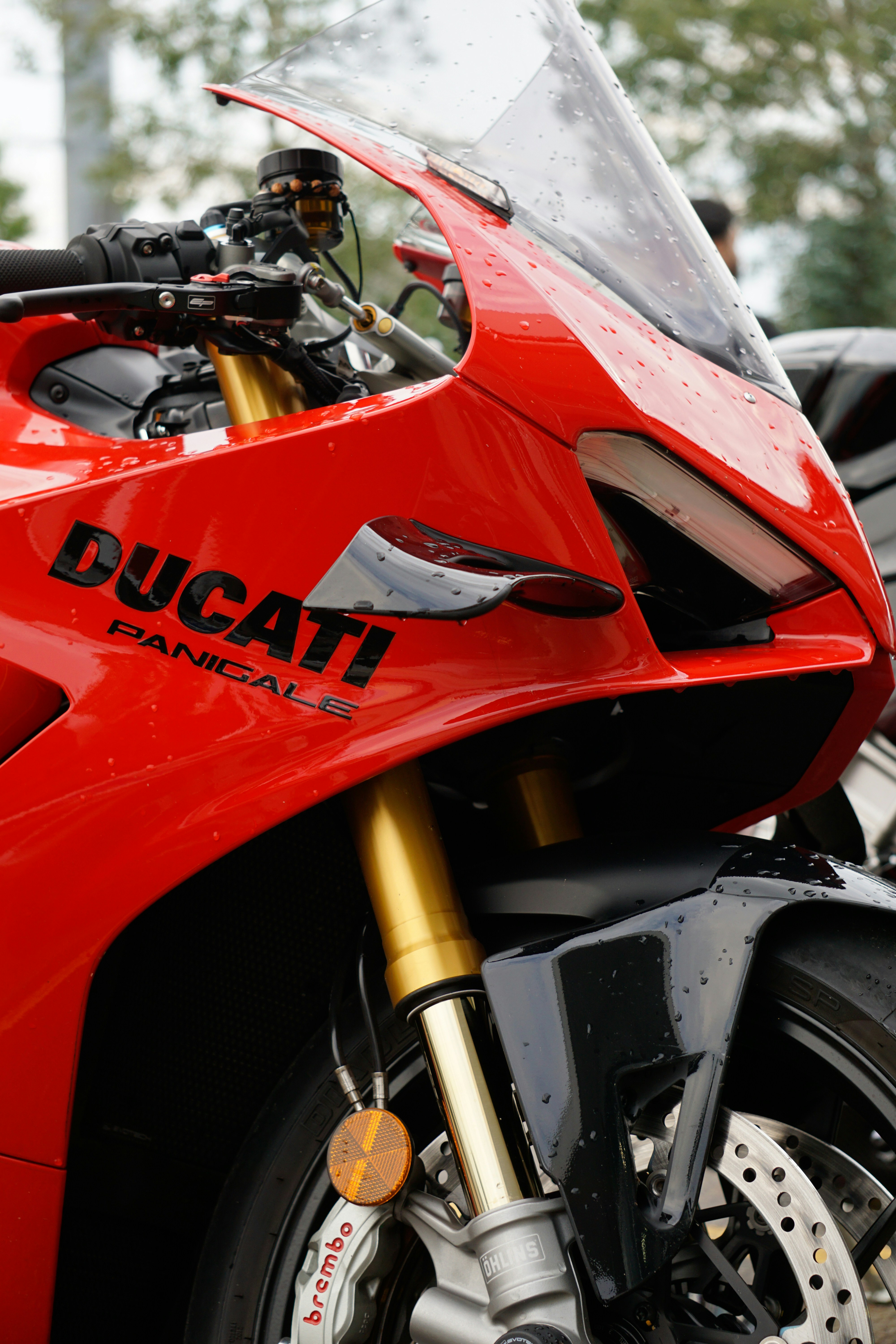 Red ducati motorcycle front detail photo – Free Car Image on Unsplash