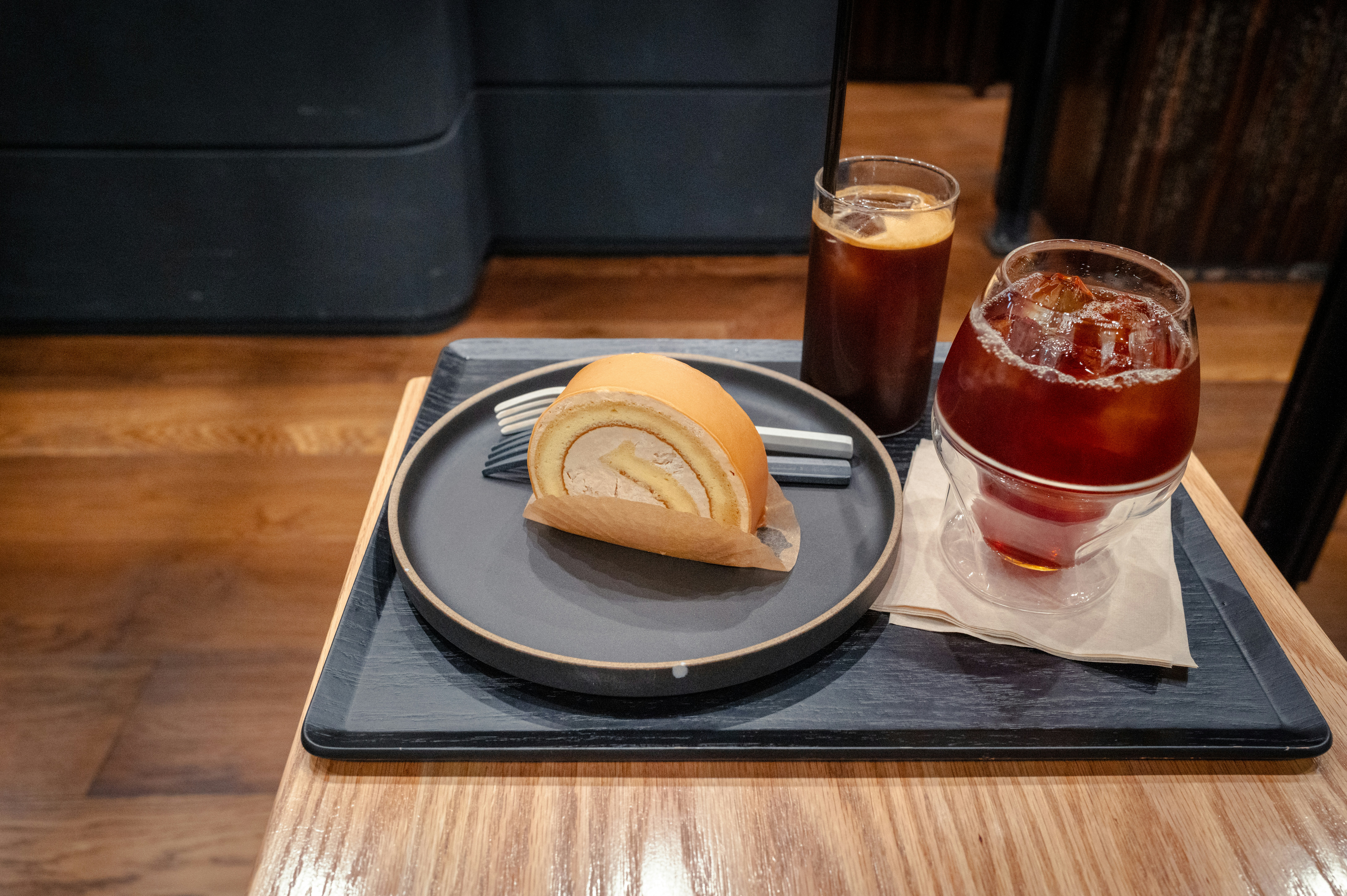 A Culinary Pause: Indulgence on a Wooden Tray