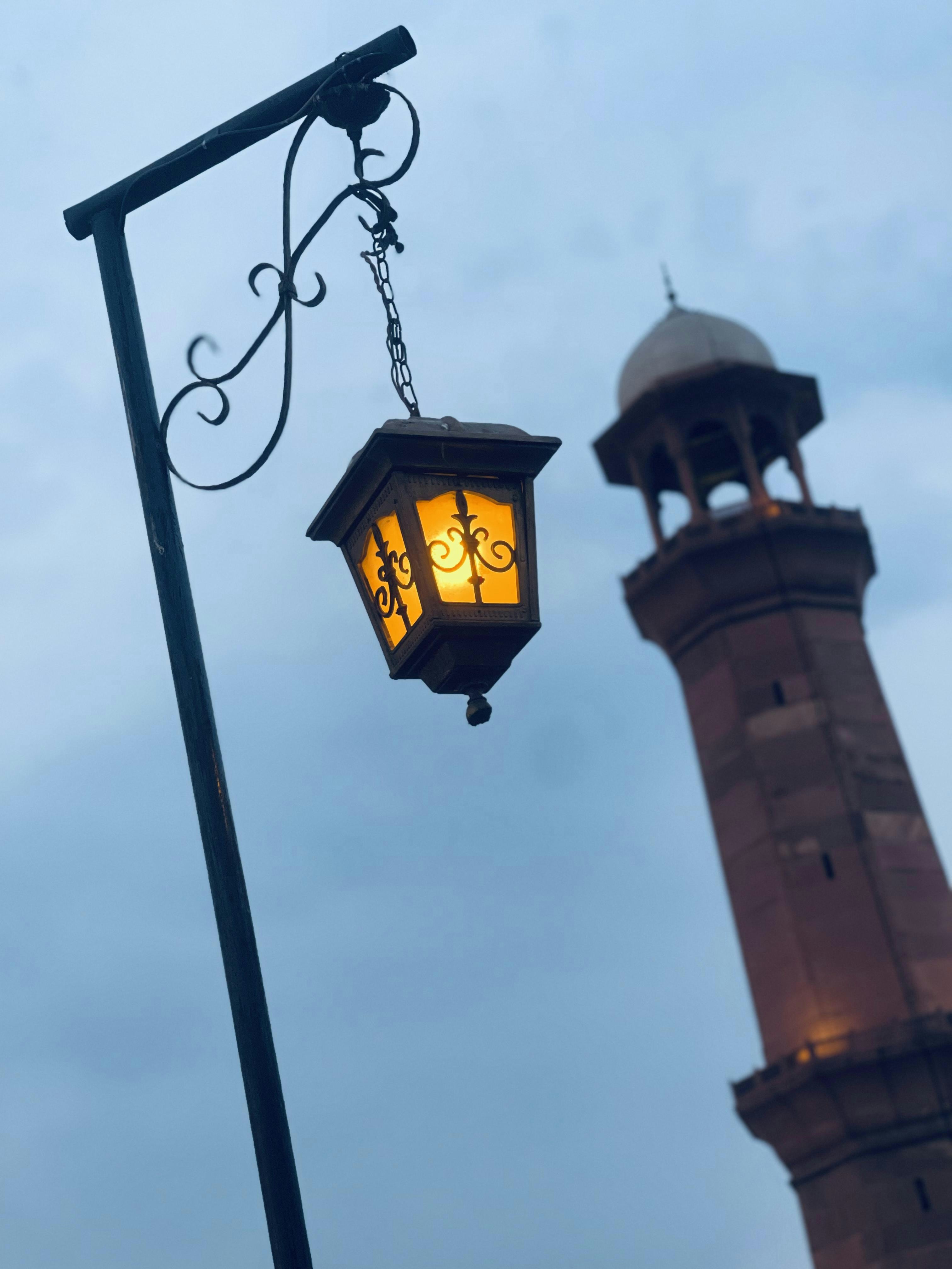 Illuminated Heritage: A Lantern's Glow Against Time