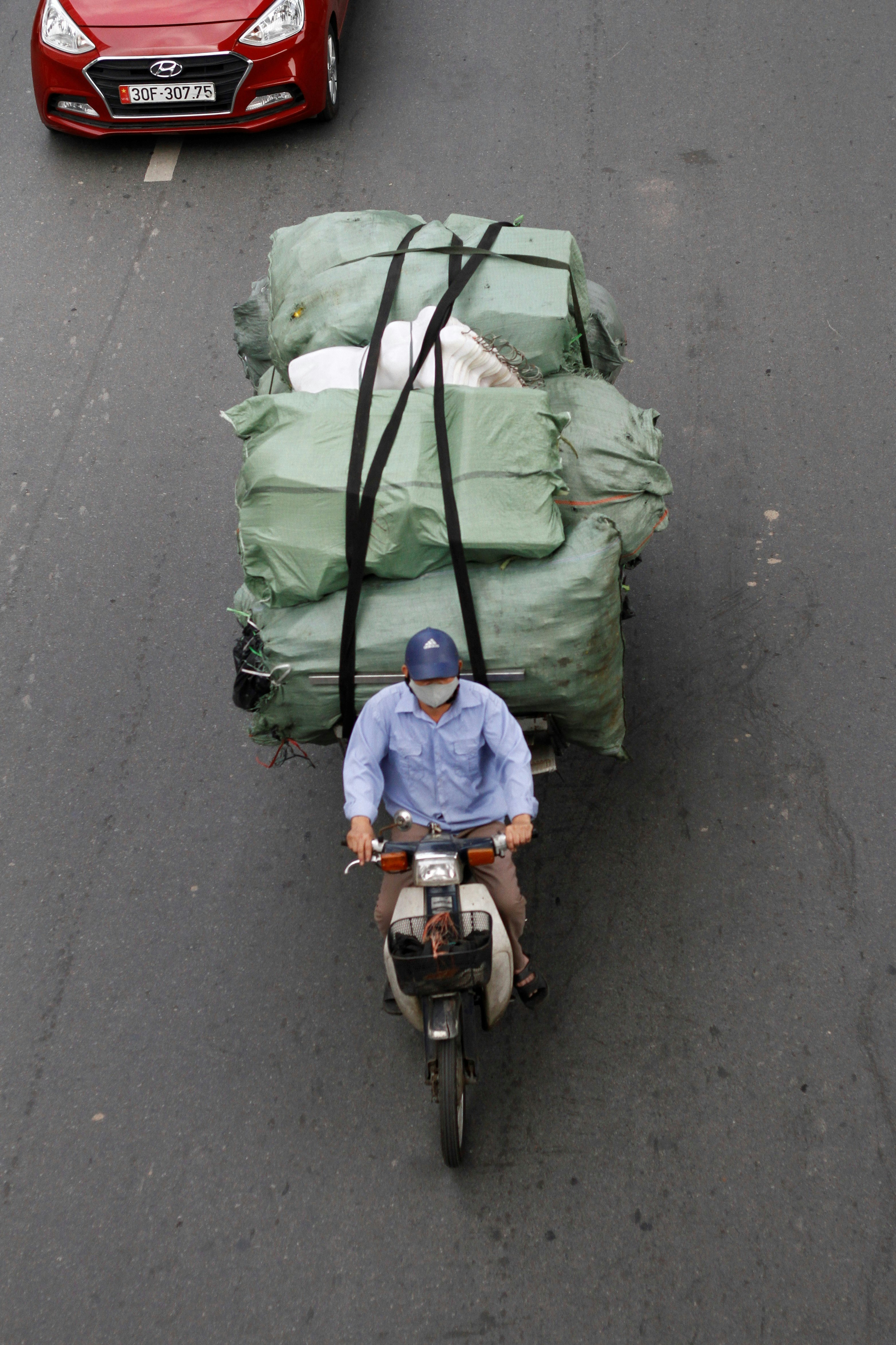 Motorbike in Hanoi, Vietnam