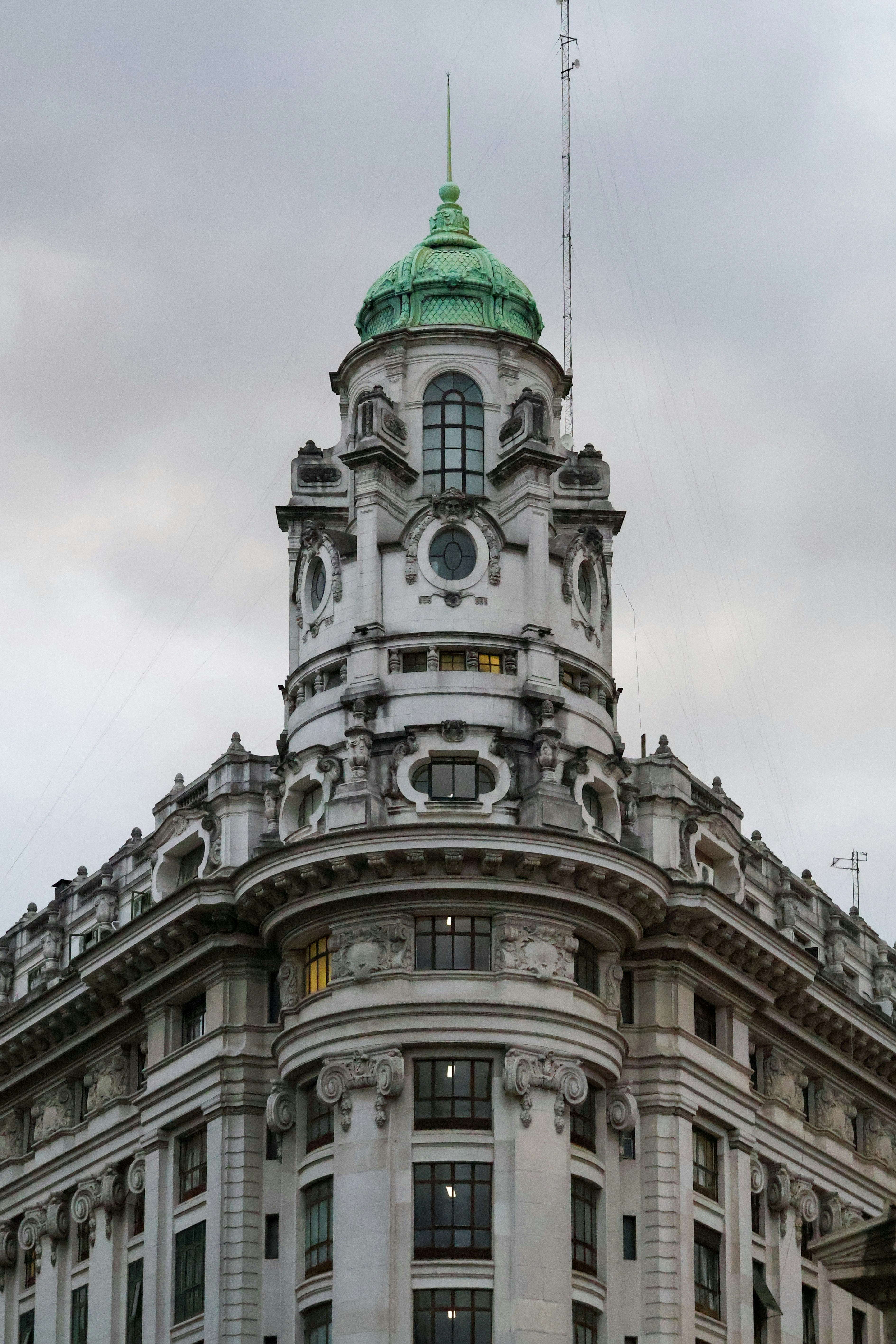 Emerald Dome on a Beaux-Arts Beacon