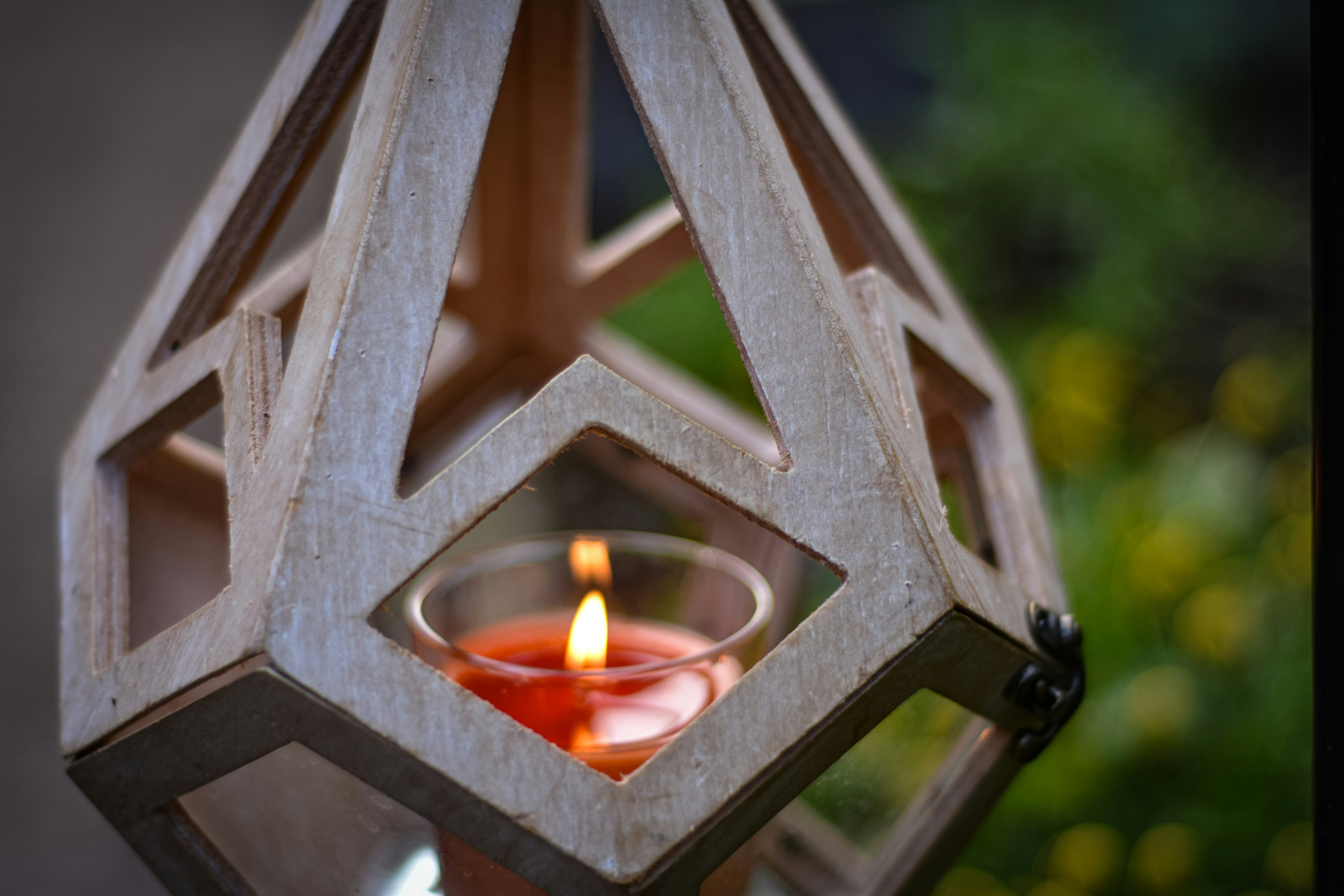 Illuminated Serenity: A Candle's Warm Embrace