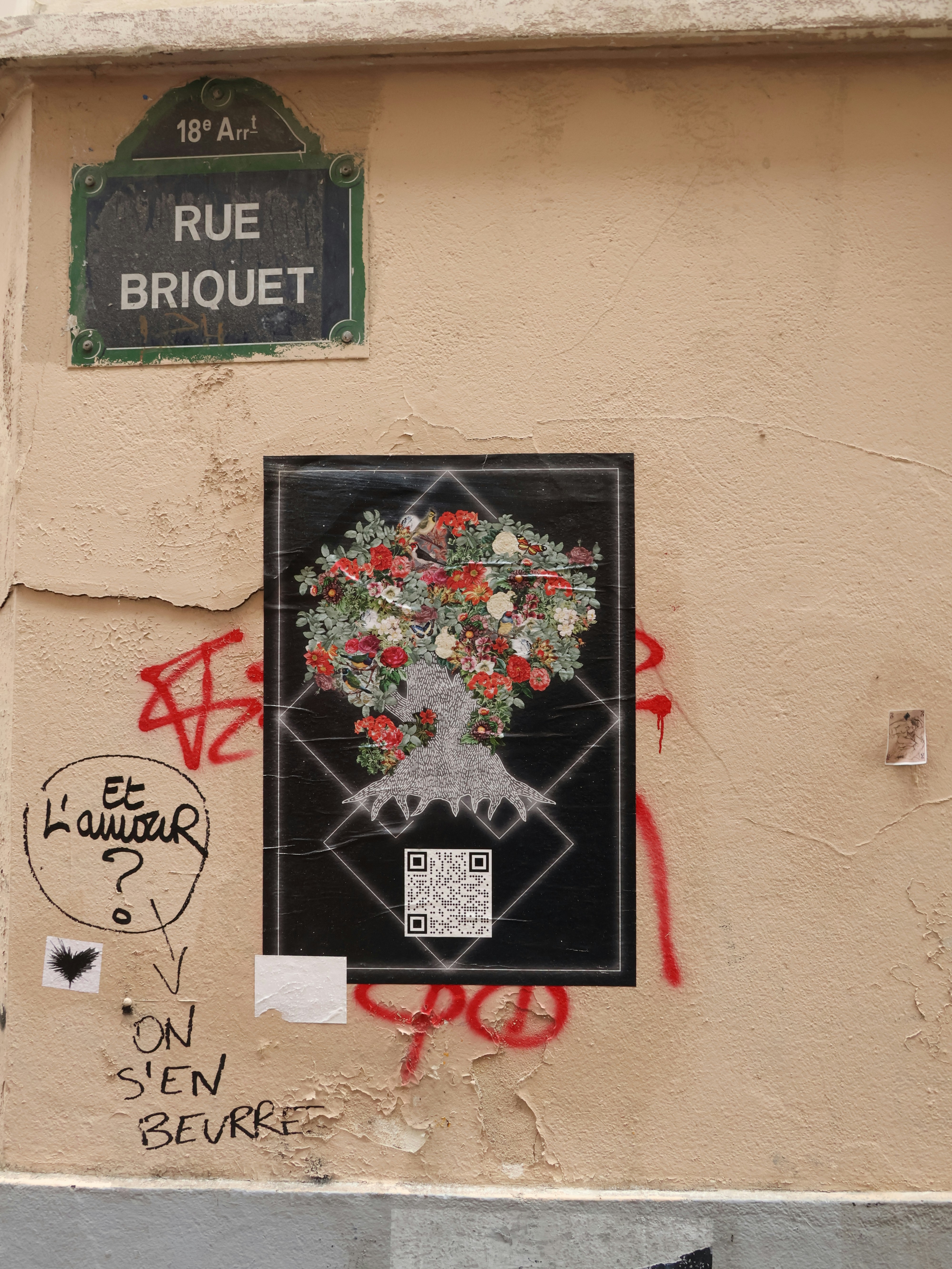 Urban Flora: A Street Art Mosaic