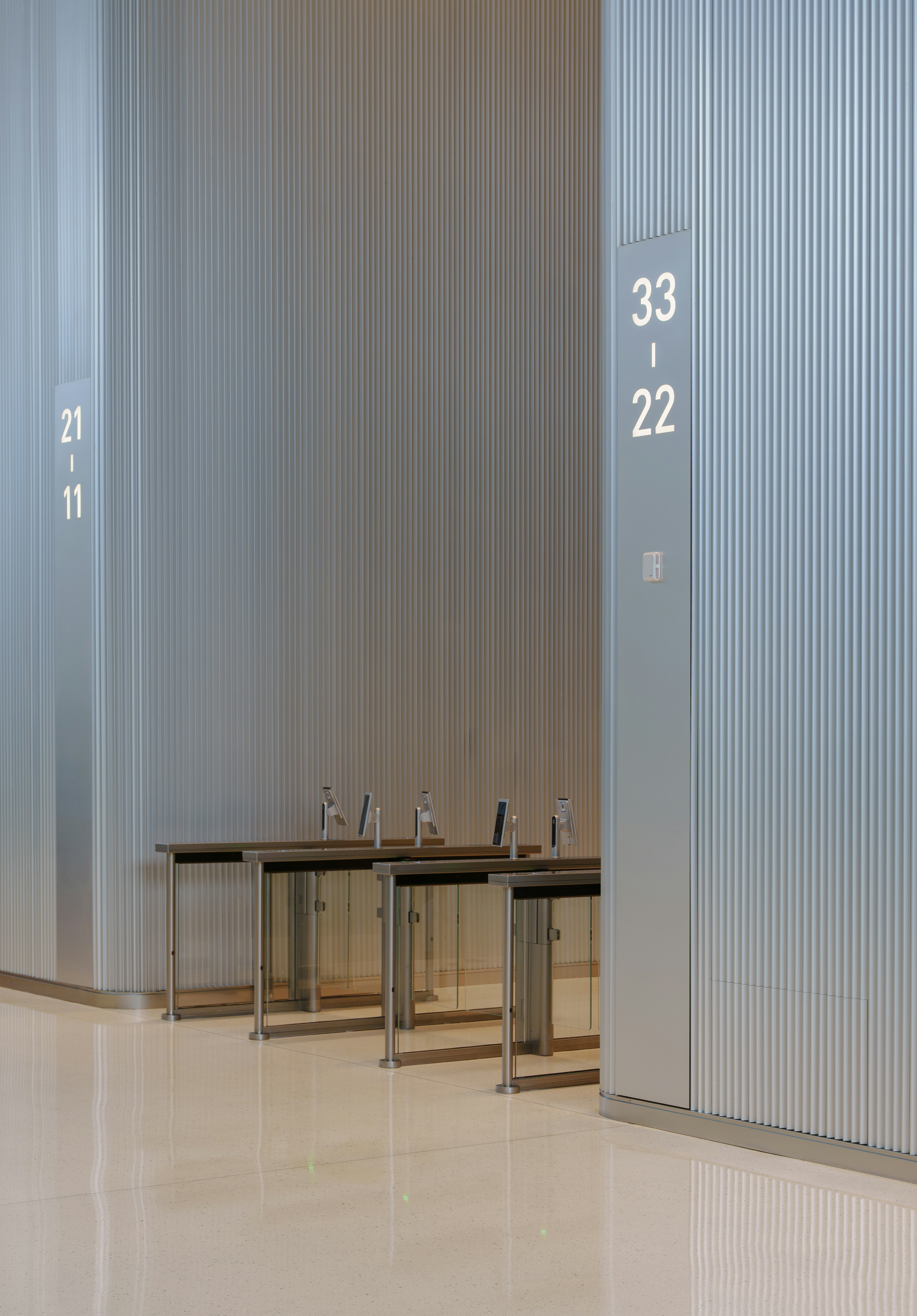 Modern interior with illuminated numbers on wall numbers photo – Free ...